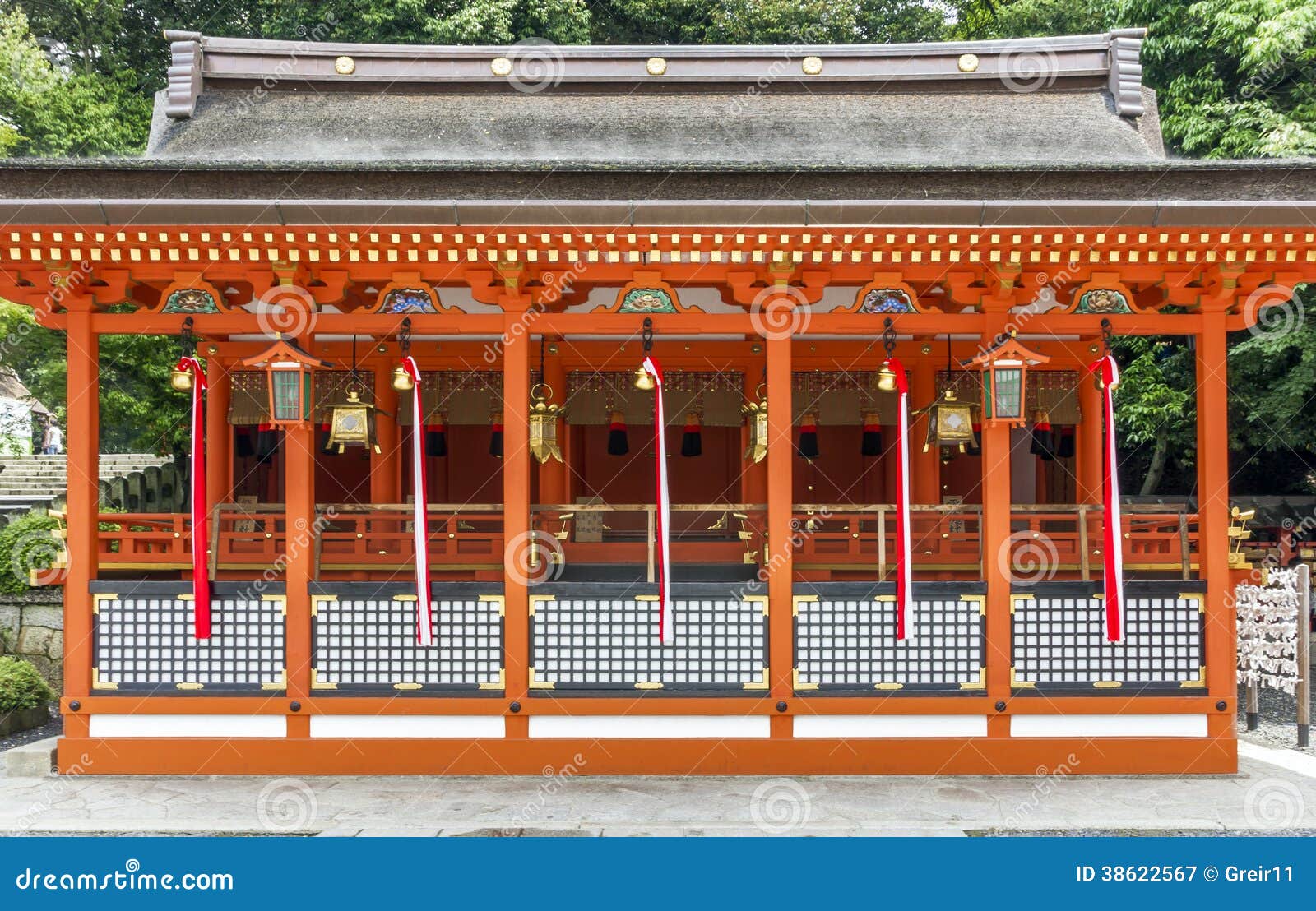 Traditional Shinto Architecture Stock Image - Image of inari, customs ...