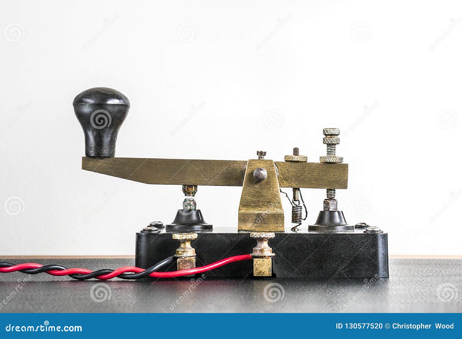 Operational Morse Code Key stock photo. Image of message - 130577520