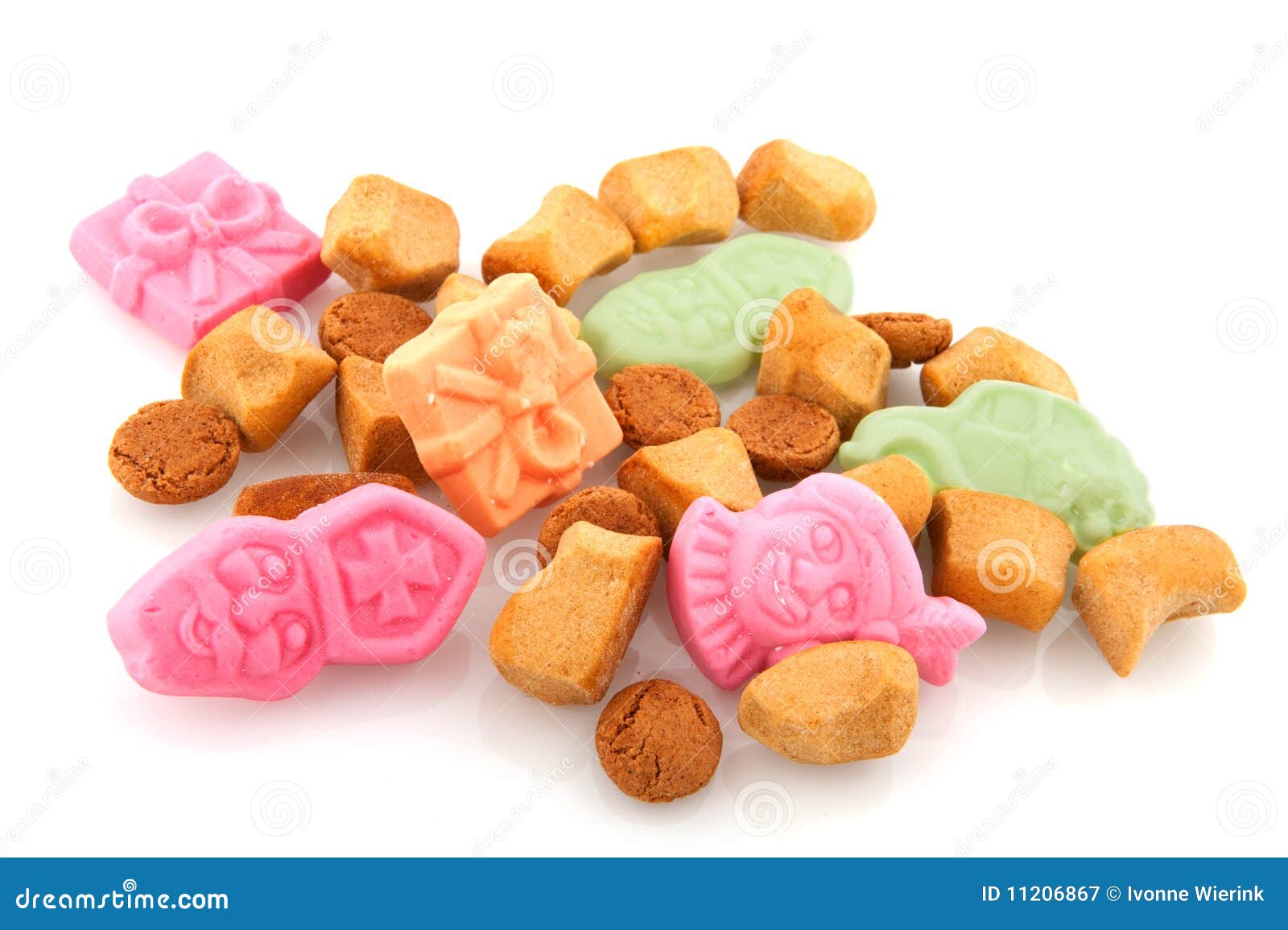 Traditional Sinterklaas Candy Stock Image - Image of black, pink: 11206867