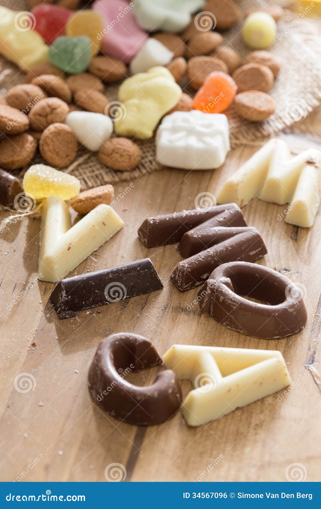 Traditional Sinterklaas Candy Stock Photo - Image of december, candy ...