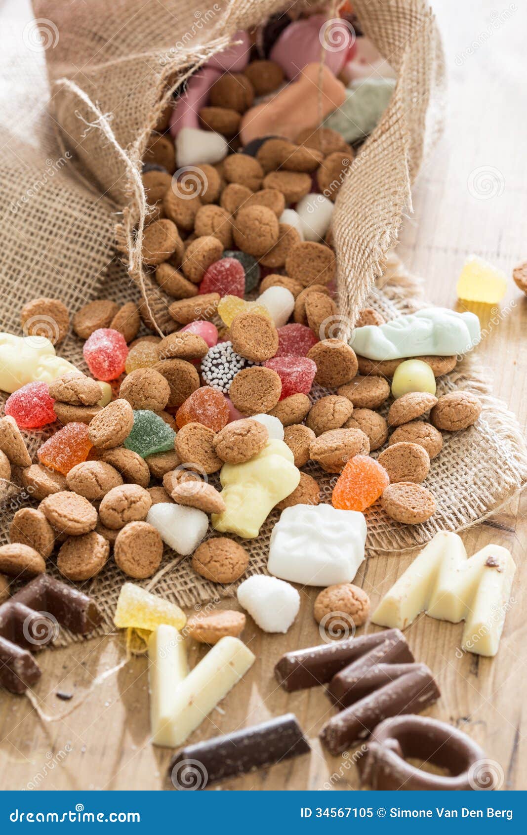 Traditional Sinterklaas Candy Stock Image - Image of dutch, claus: 34567105