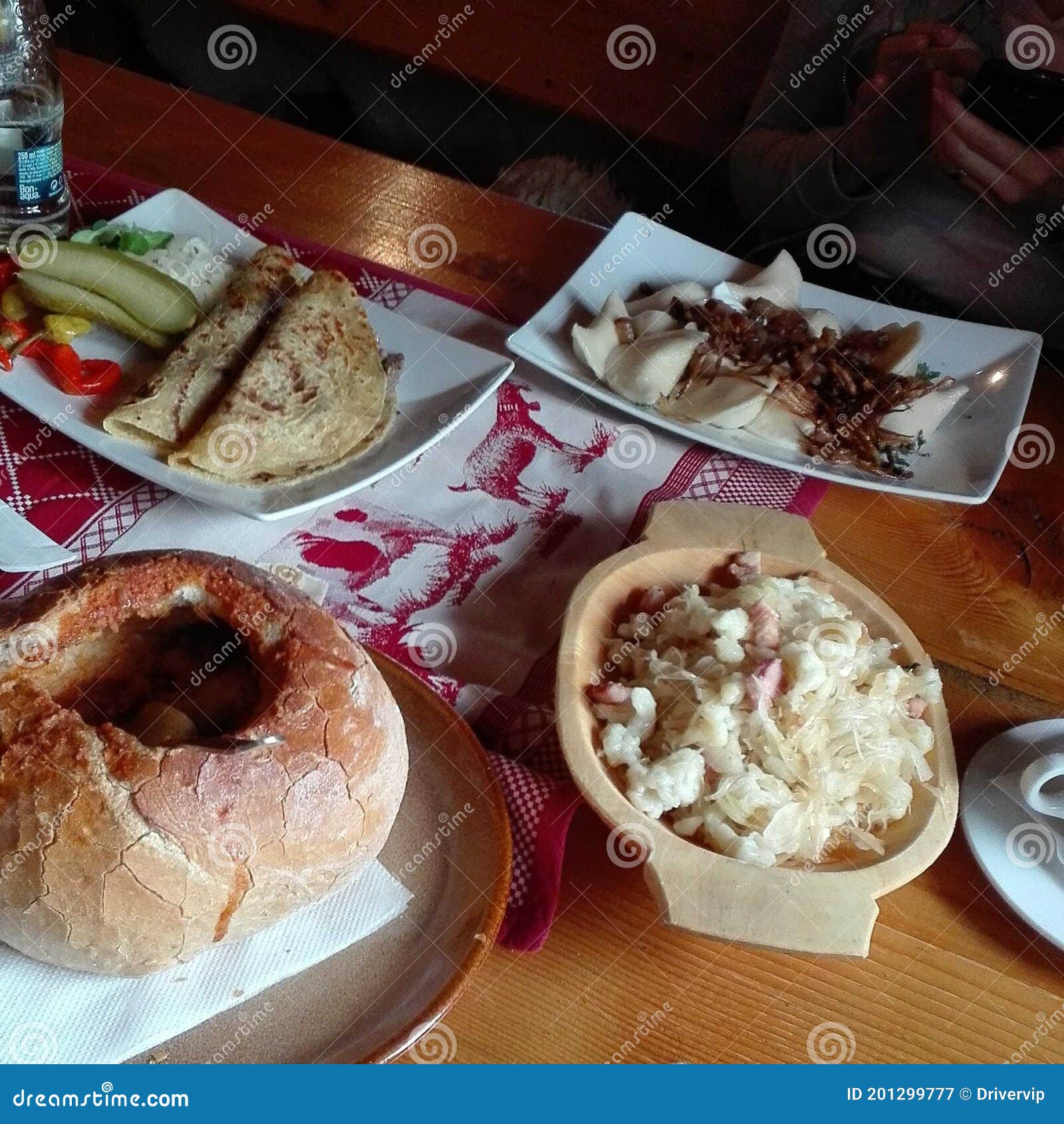 Traditional slovak food 2 stock image. Image of snack - 201299777