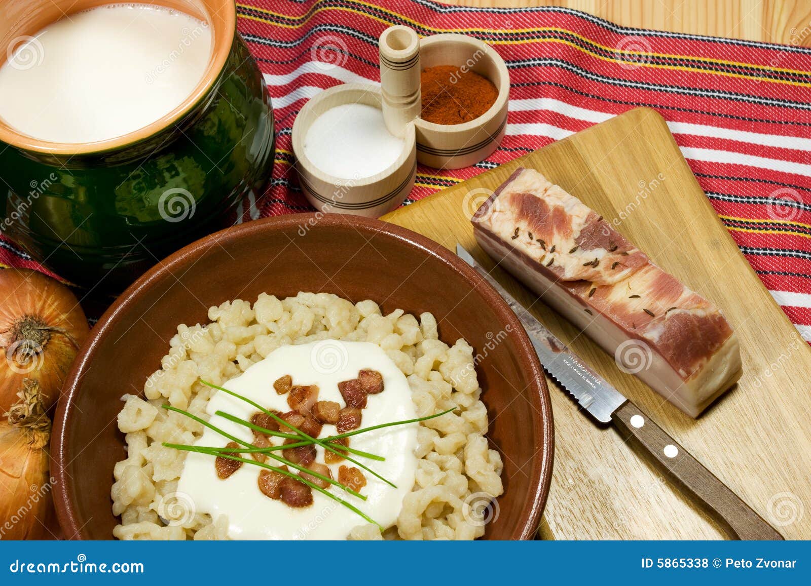 Traditional Slovak food stock photo. Image of delicacy - 5865338