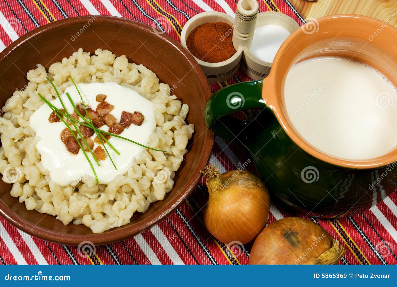 Traditional Slovak food stock image. Image of bacterial - 5865369