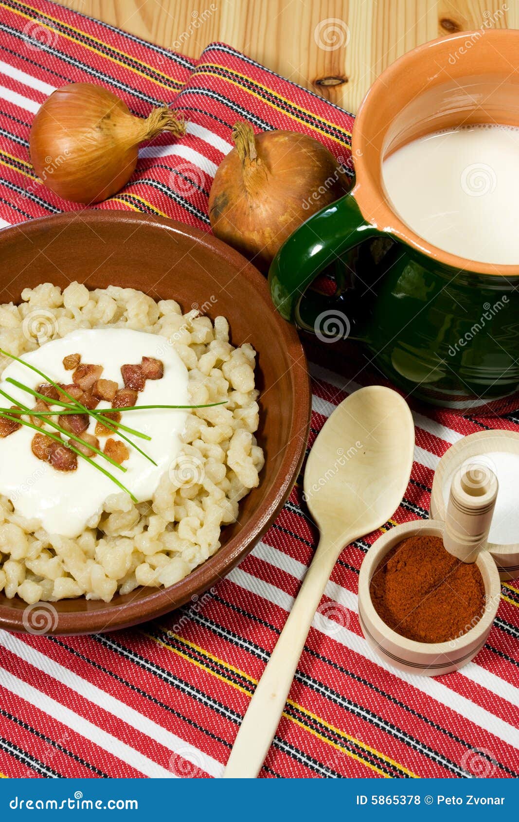 Traditional Slovak food stock photo. Image of dumpling - 5865378