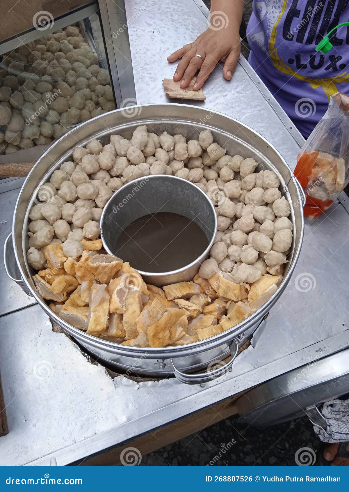 Traditional Snack that we Call Pentol Stock Photo - Image of brunch ...