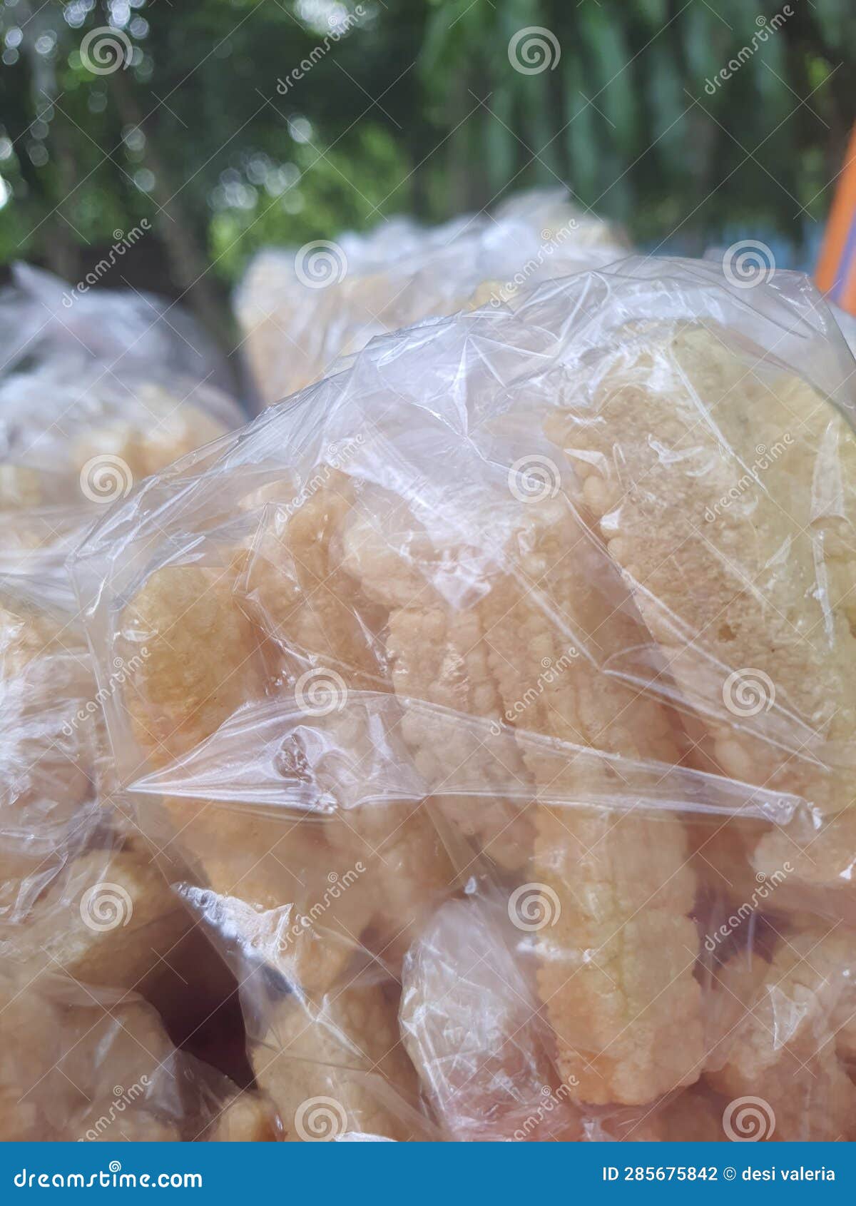 Traditional Snack Named Rambak from Indonesia Stock Photo - Image of ...