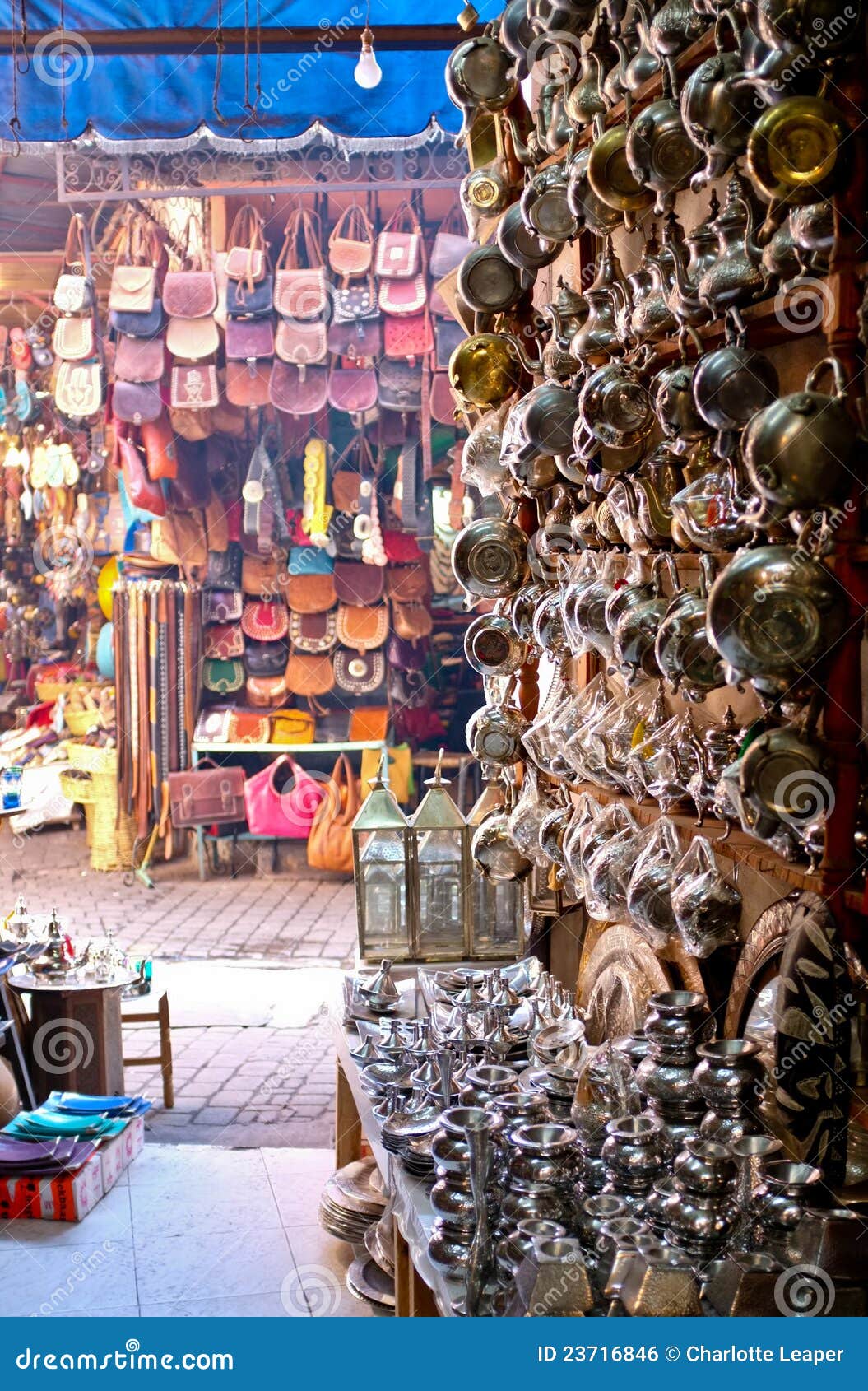 Traditional Souk Market, Marrakech Stock Photo - Image of traditional ...