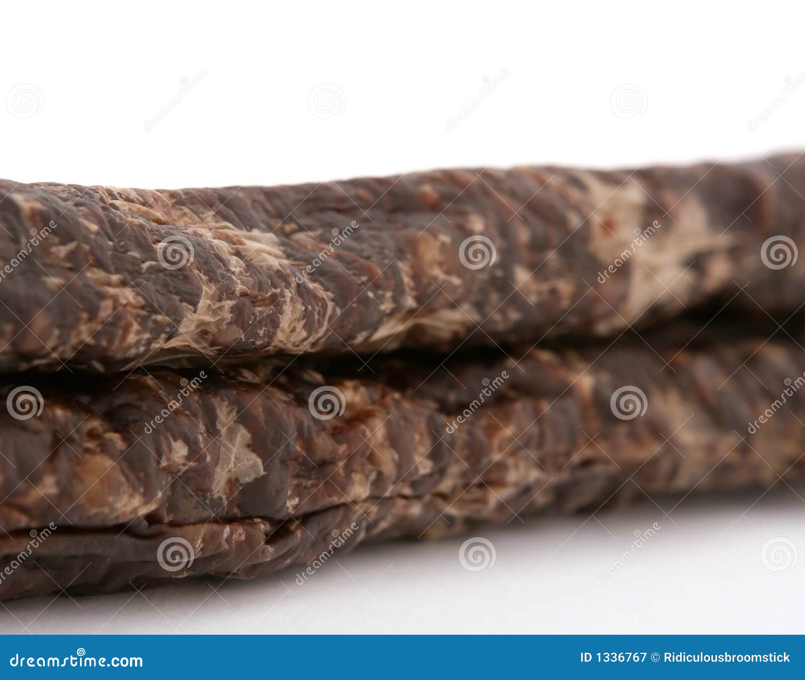Traditional South African Droewors Stock Image - Image of fatty, meat ...