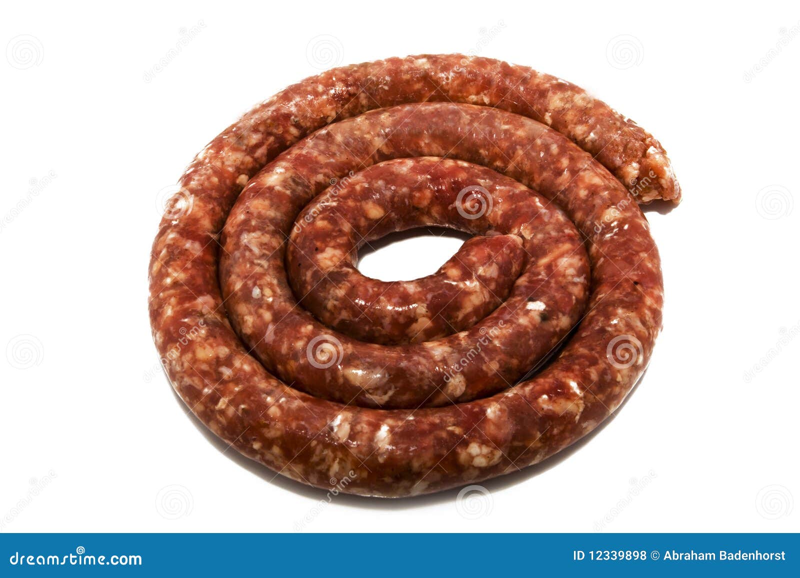 Traditional South African Sausage Stock Photo - Image of delicacy, beef ...