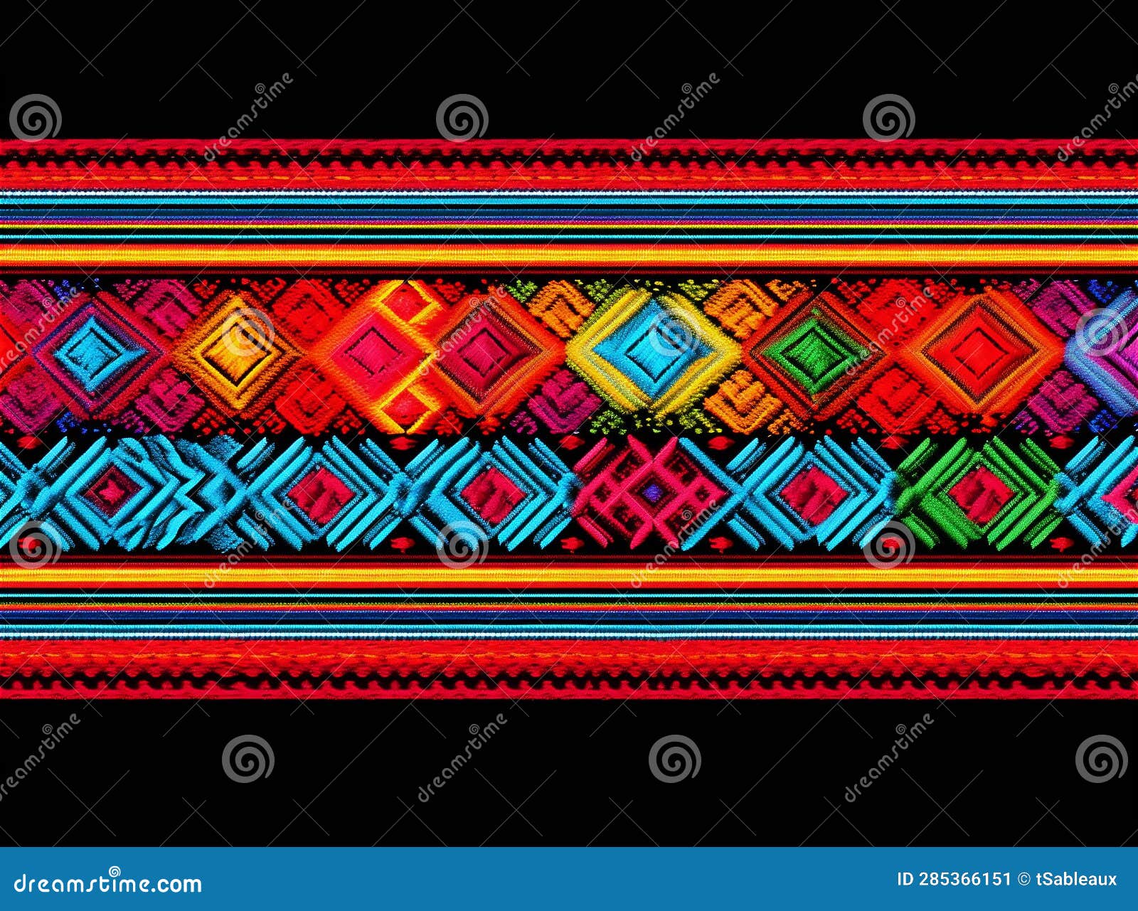 Traditional South America Peruvian Pattern Stock Illustration ...