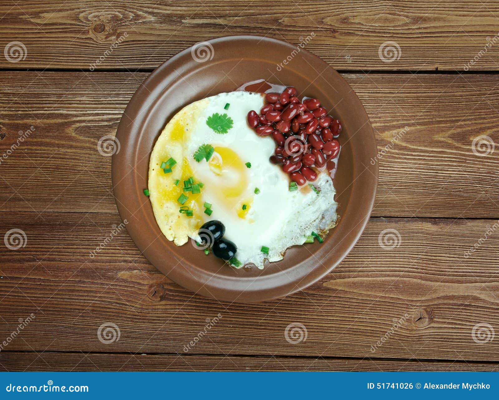 Traditional Spanish Breakfast Stock Photo - Image of eggs, spanish ...