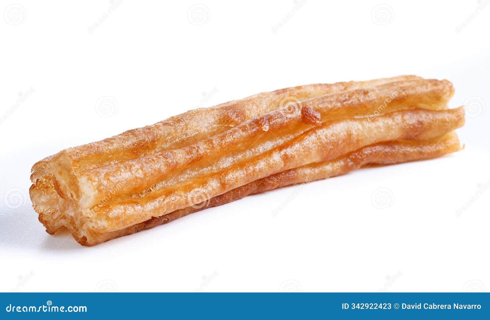 Traditional Spanish Churros Isolated on White Background Stock Image ...