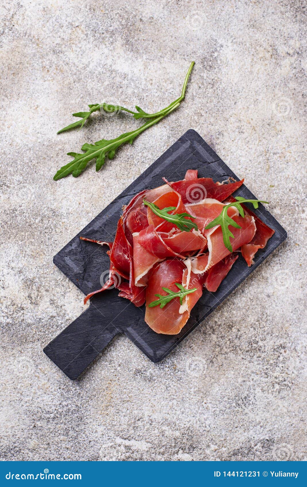 Traditional Spanish Cured Meat Jamon Stock Image - Image of ...