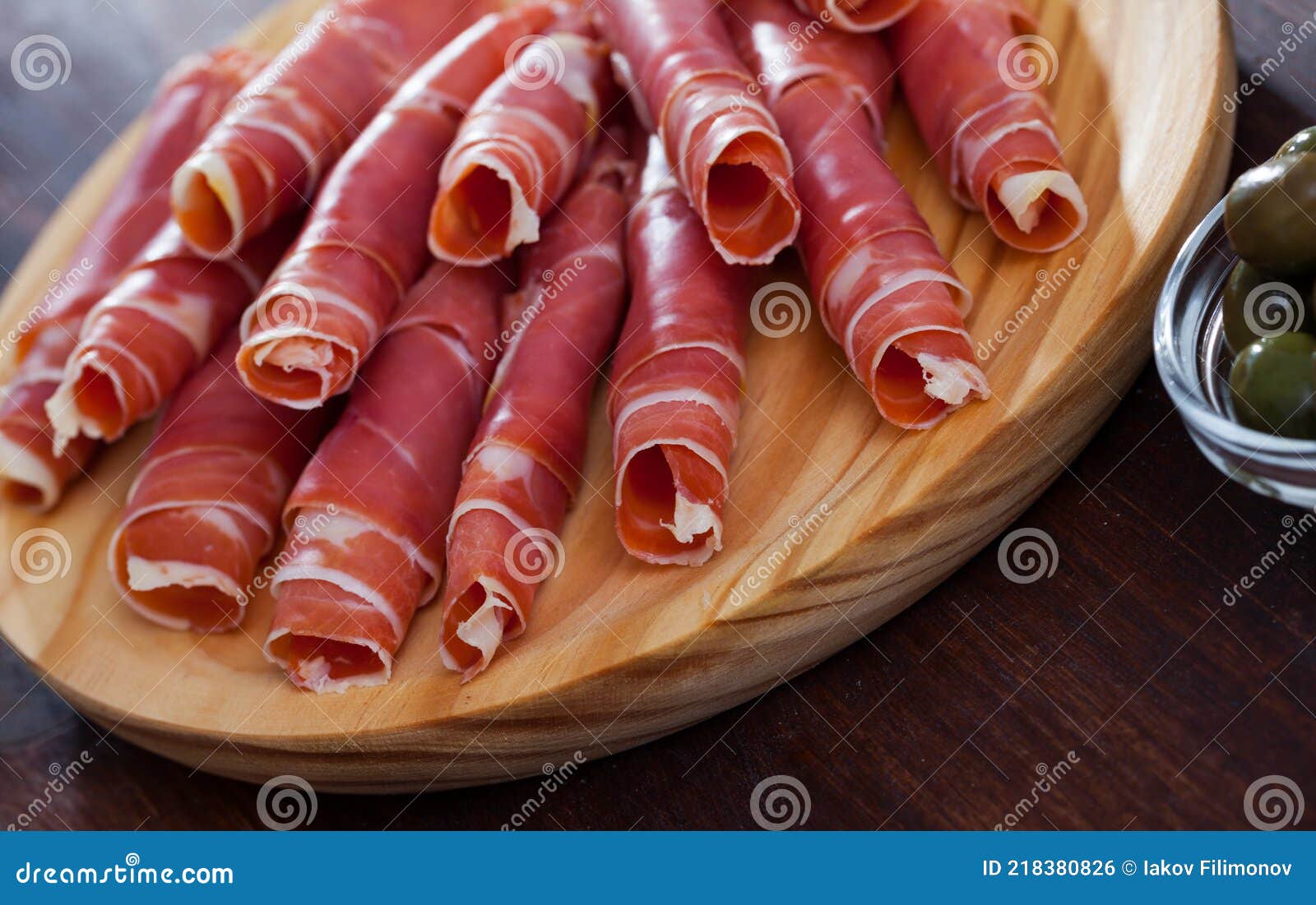 Traditional Spanish Dish Jamon Stock Photo - Image of homemade ...