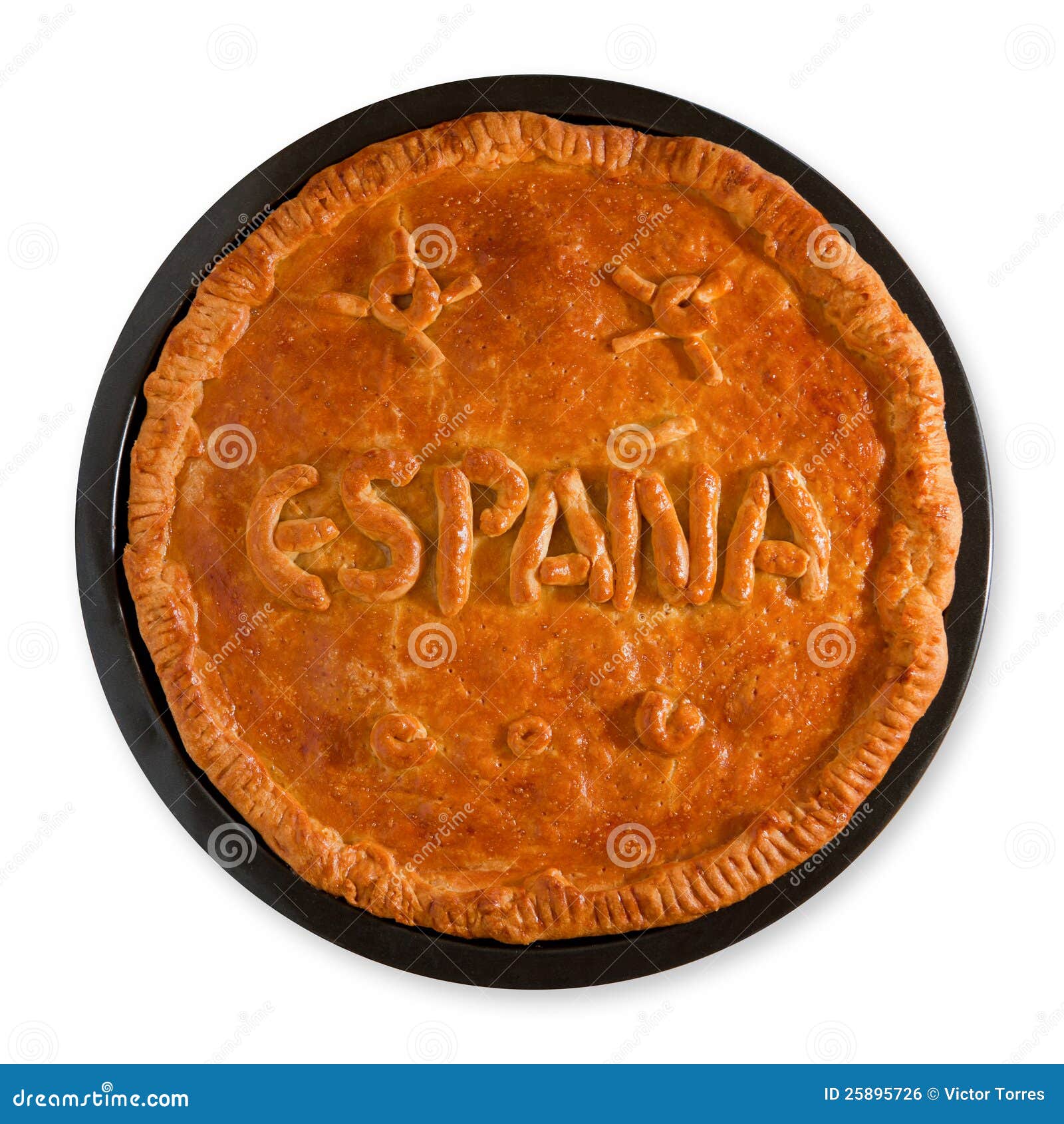 Traditional Spanish Patty stock photo. Image of culinary - 25895726