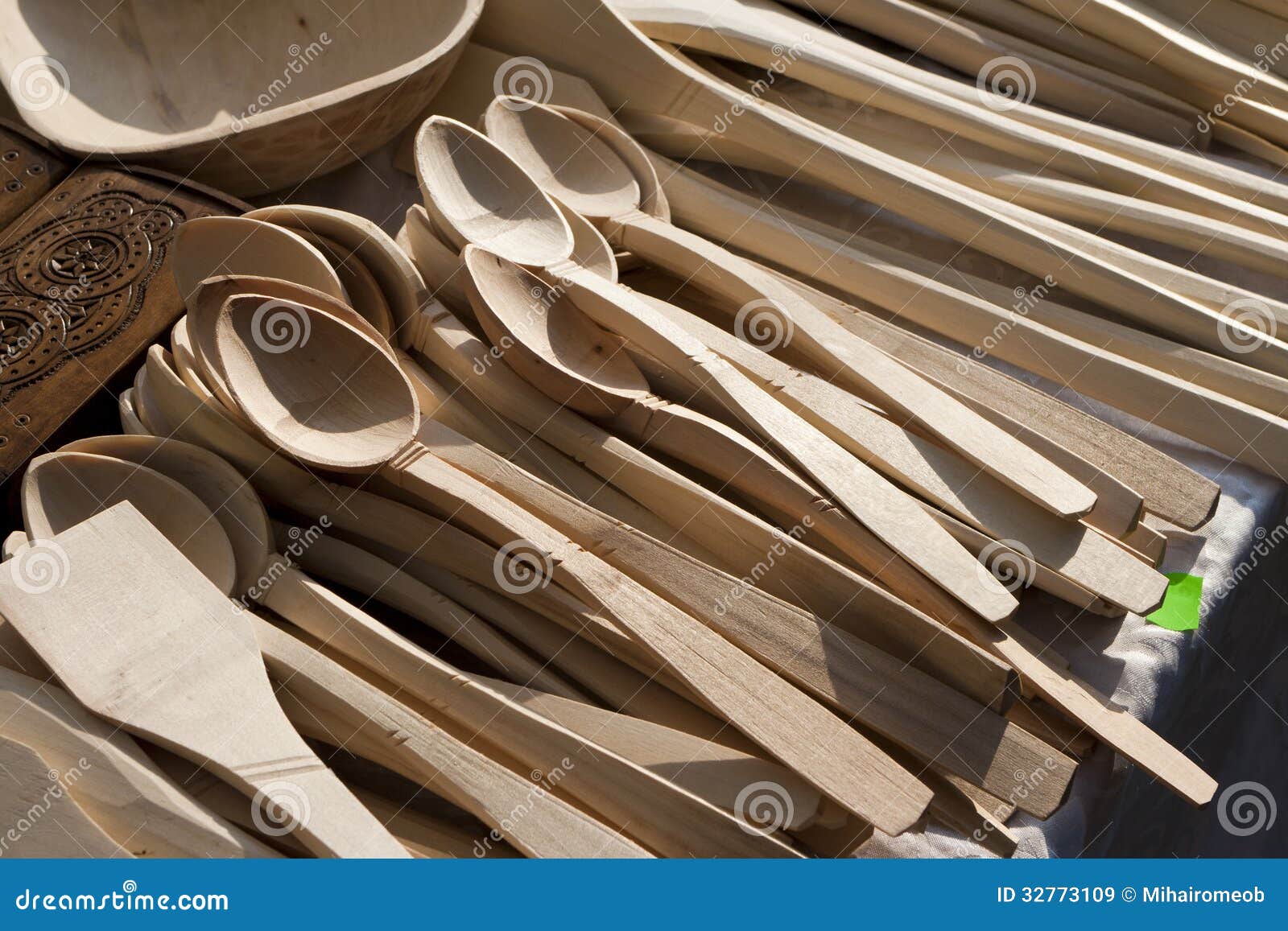 Traditional spoons stock image. Image of tool, cook, wooden - 32773109