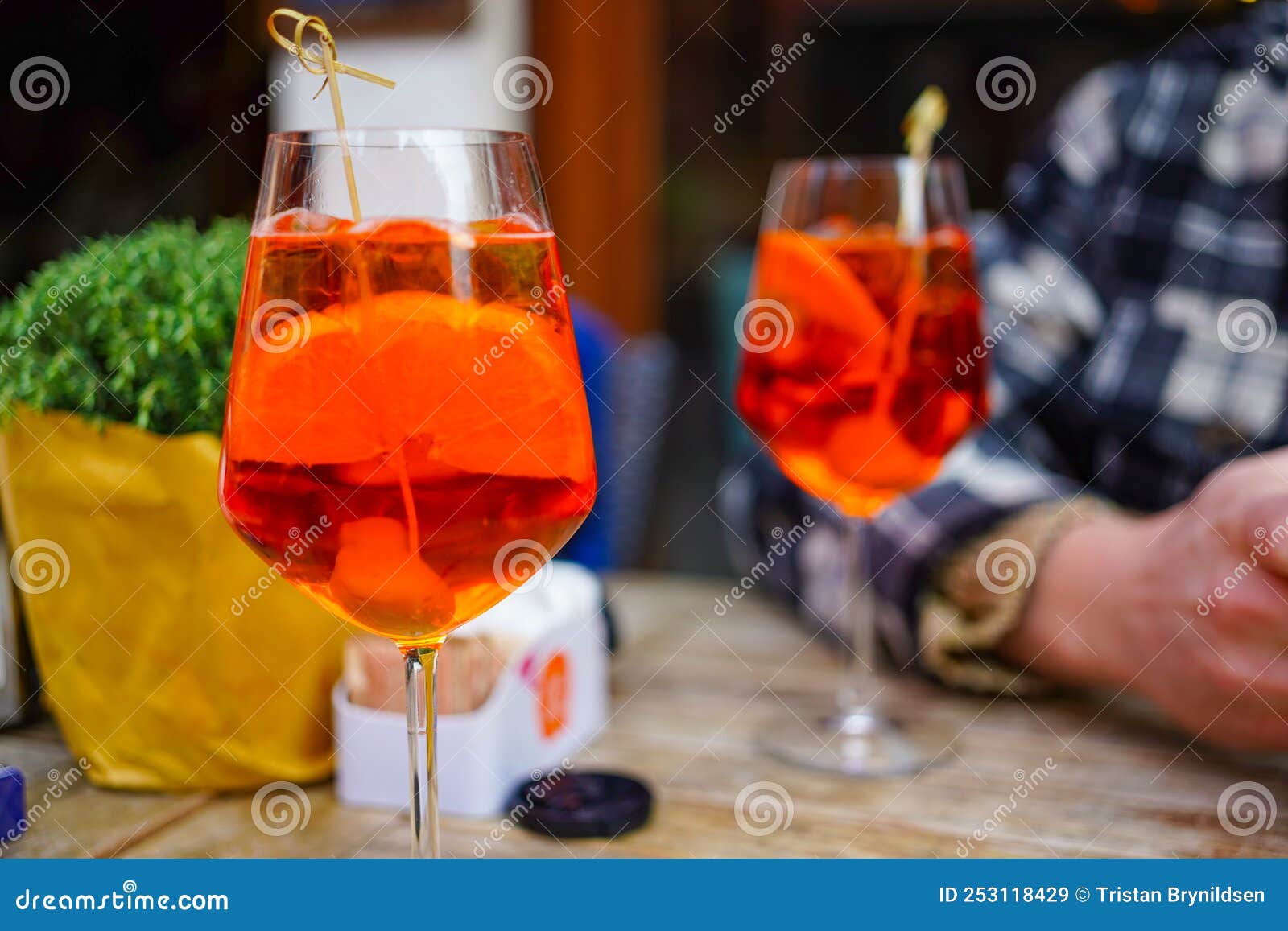 A Traditional Spritz at a Restaurant in Venice, Italy Stock Image ...