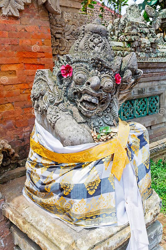 Traditional Statue of Demon, Bali Stock Image - Image of asian ...