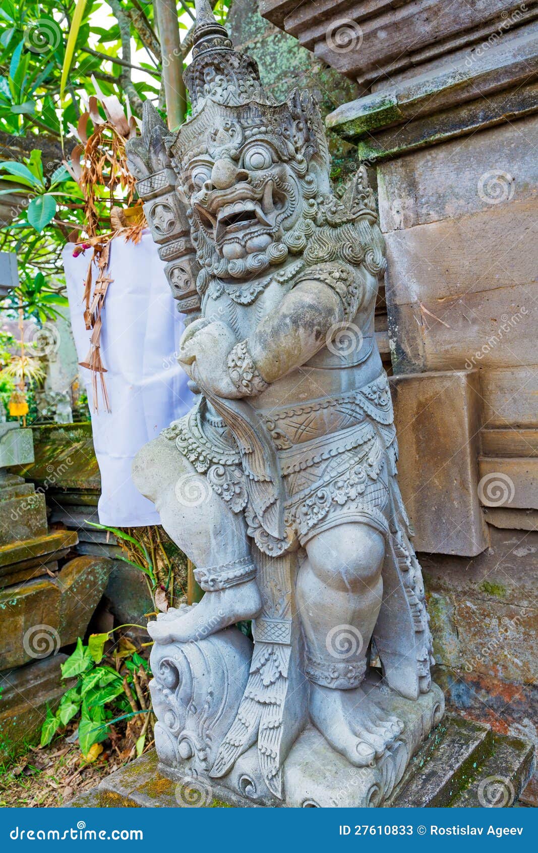 Traditional Statue of Demon, Bali Stock Image - Image of asia, place ...