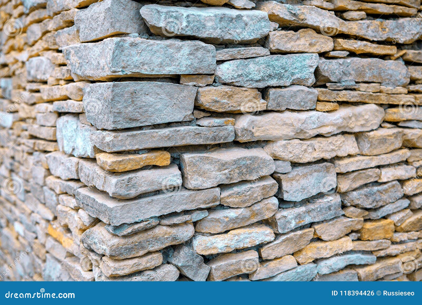 Traditional stone wall stock photo. Image of pattern - 118394426