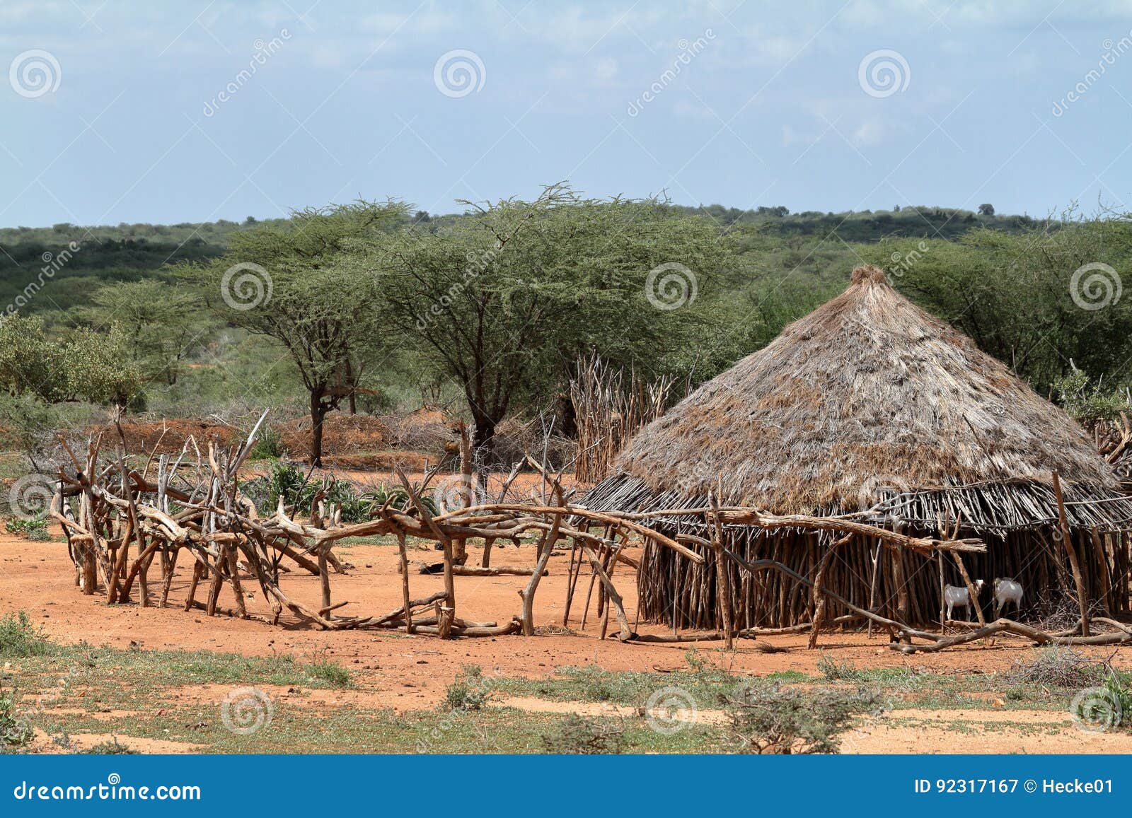 Traditional Straw Huts in the Omo Valley of Ethiopia Stock Image ...