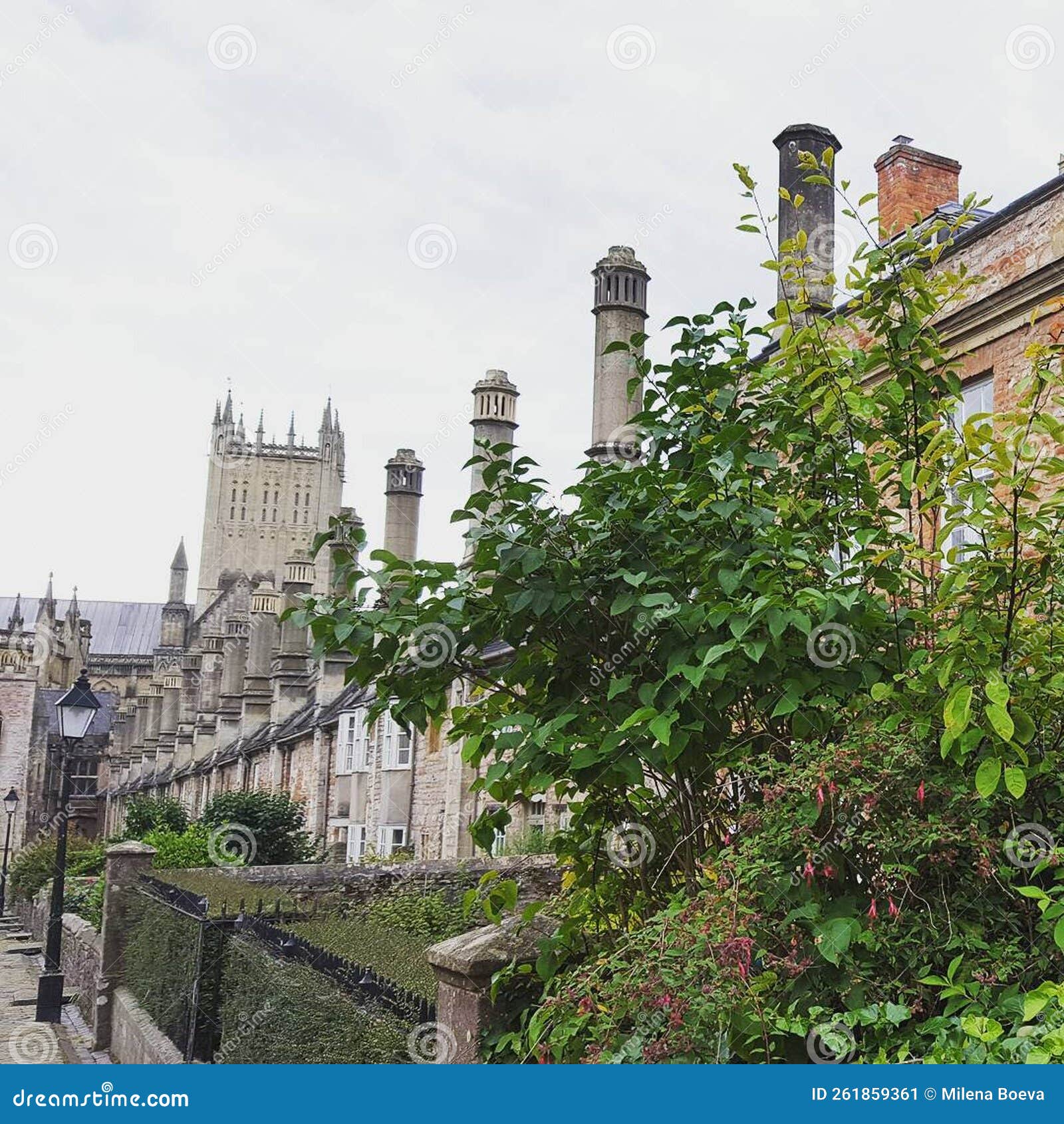 Traditional Street in England Stock Image - Image of england ...