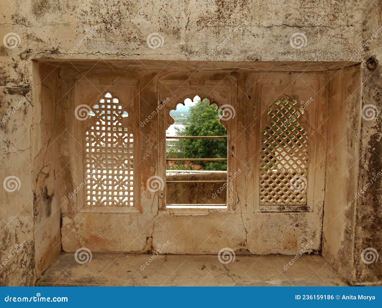 Traditional Style Indian Palace Window Stock Photo - Image of jaipur ...