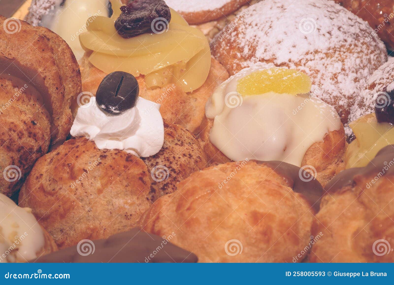 Traditional Sunday Assorted Desserts Stock Image - Image of baking ...