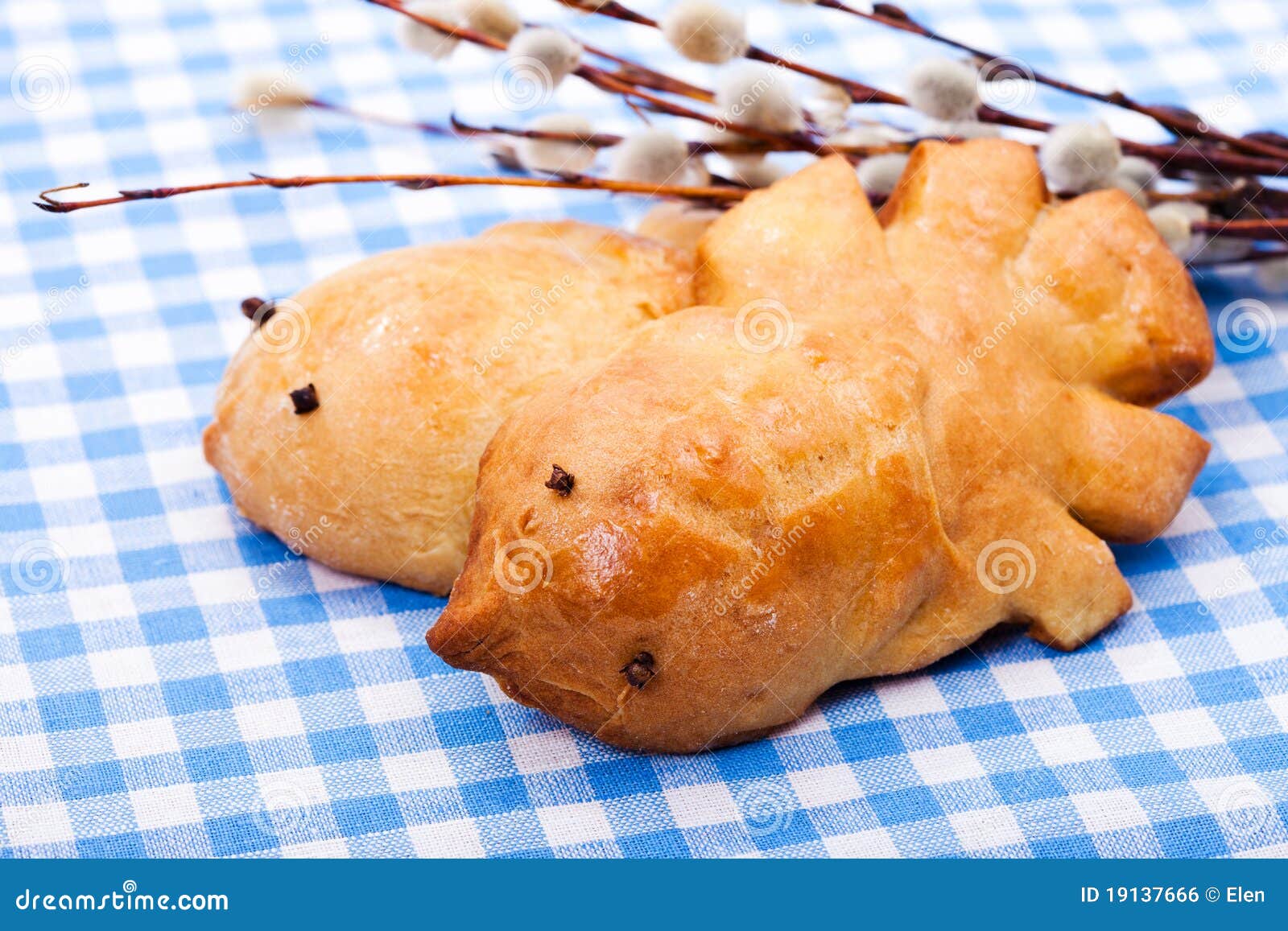 Traditional Sweet Baked Bread - Birds Stock Photo - Image of culinary ...