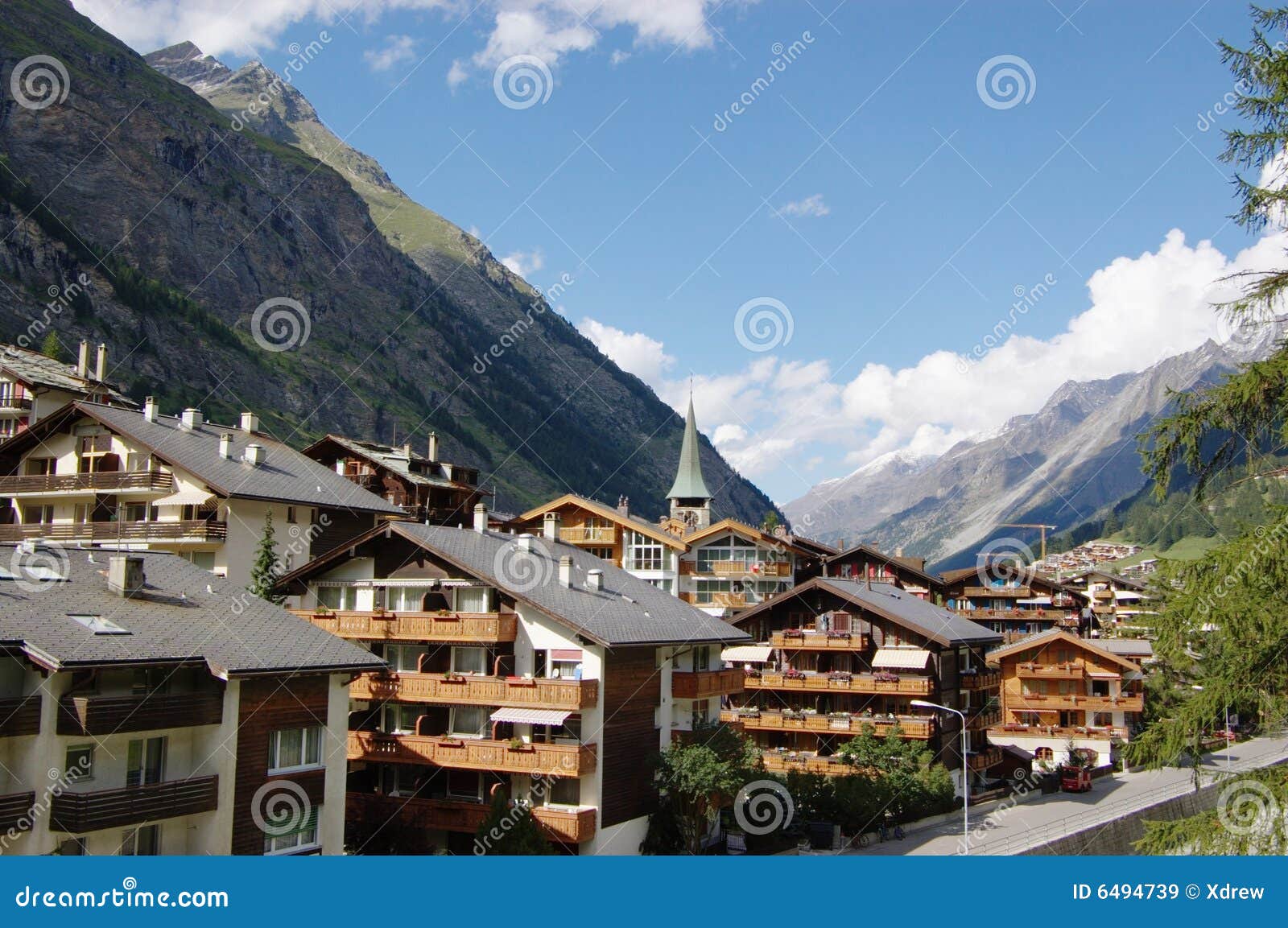 Traditional swiss hotels stock image. Image of shutter - 6494739