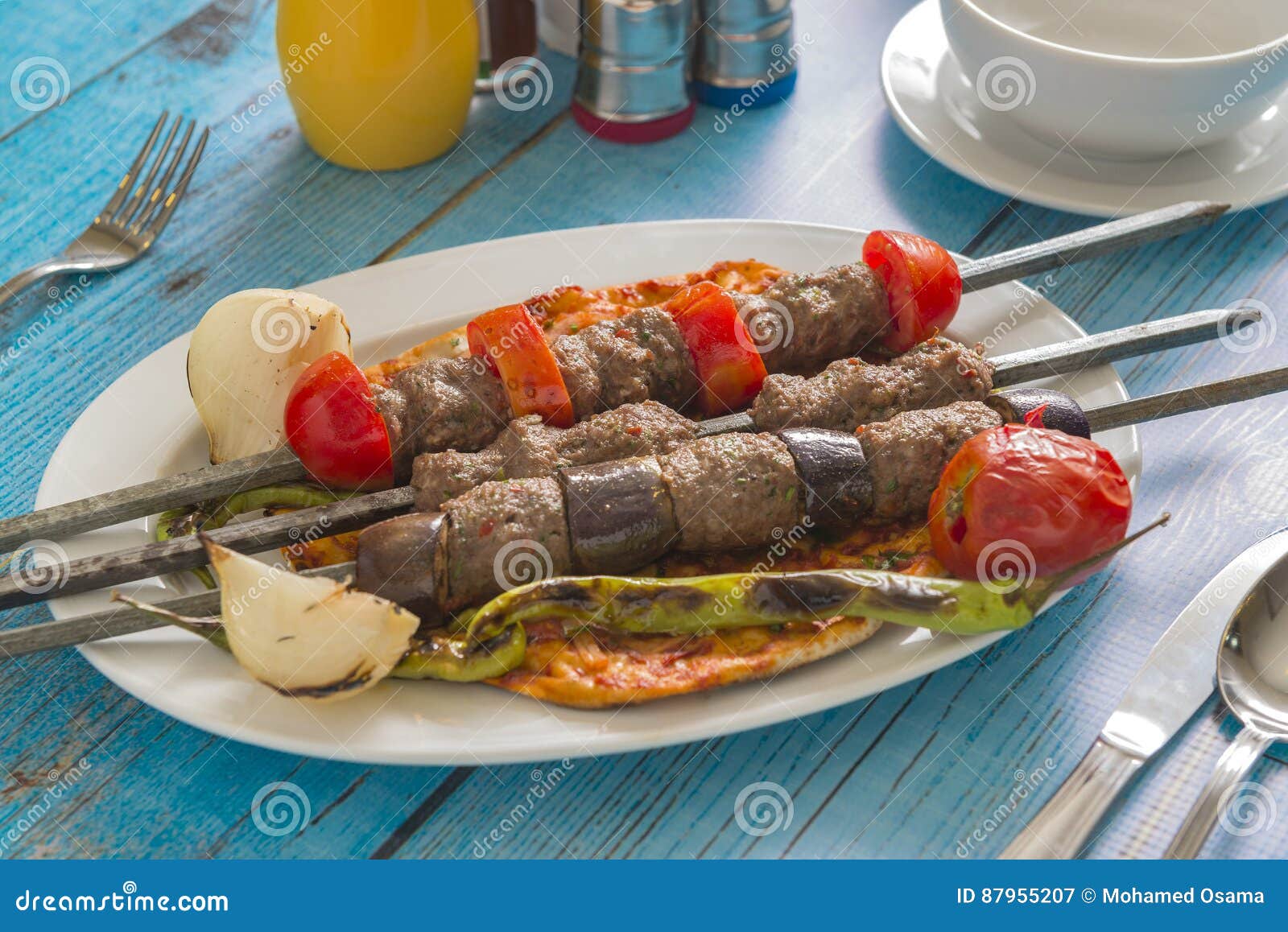 Traditional Syrian Cuisine, Kofta Stock Image - Image of ingredients ...
