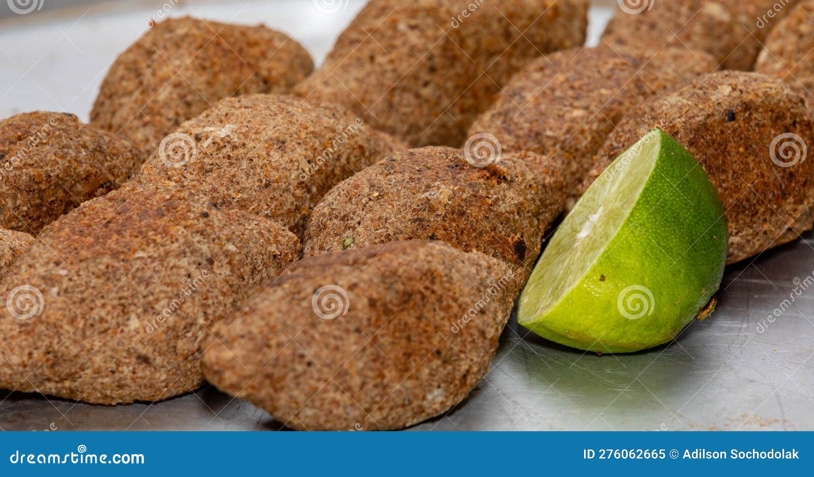 Traditional Syrian Lebanese Stuffed Kibbeh Stock Image - Image of kibbi ...