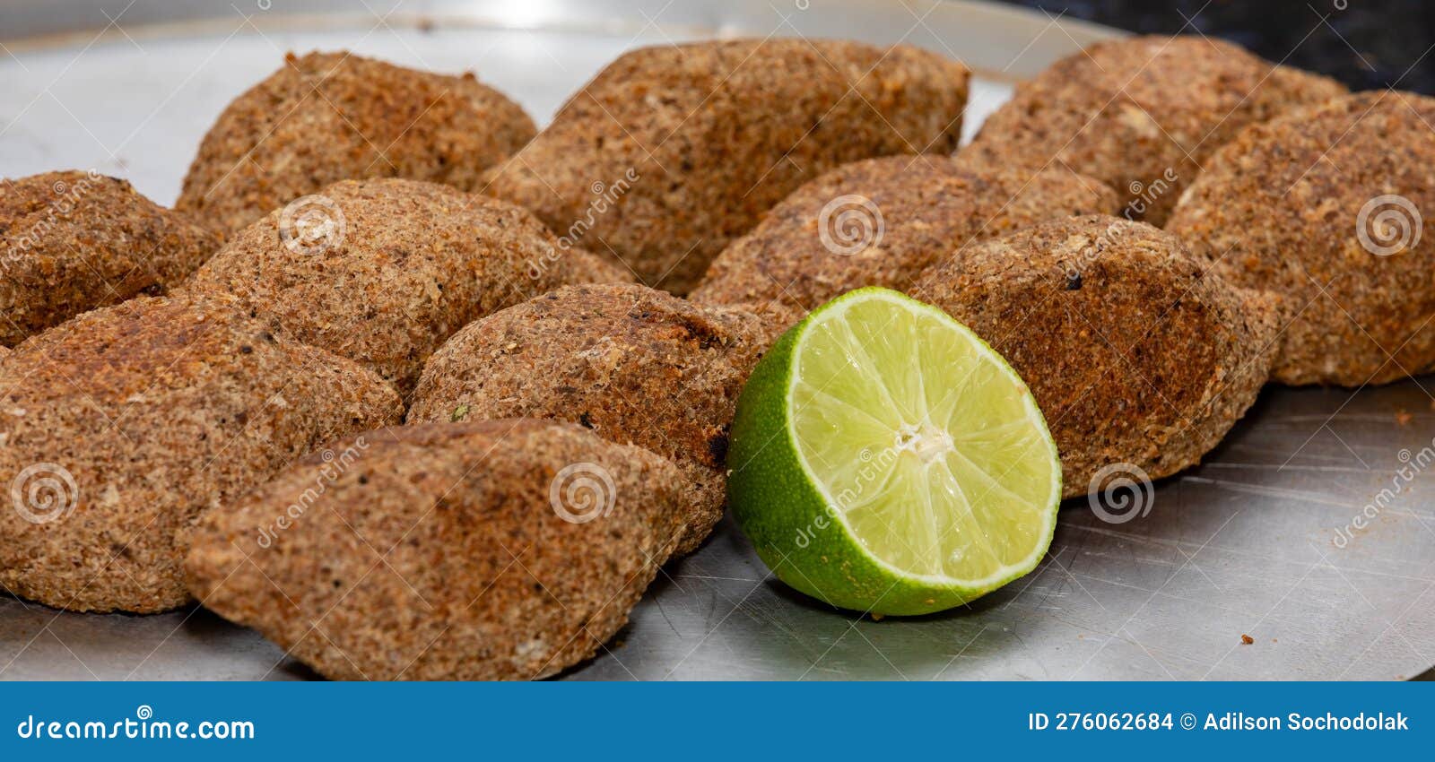 Traditional Syrian Lebanese Stuffed Kibbeh Stock Photo - Image of ...