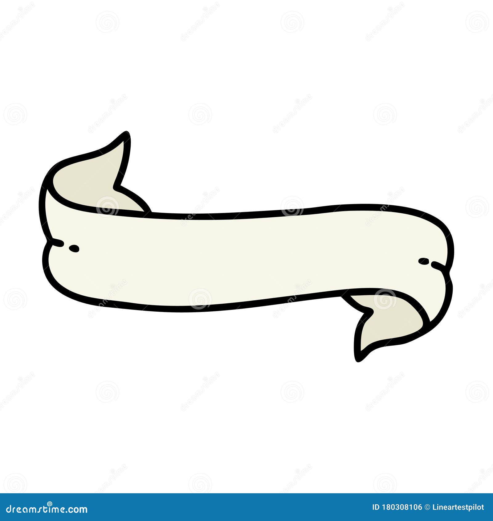 Traditional Tattoo of a Banner Stock Vector - Illustration of script ...