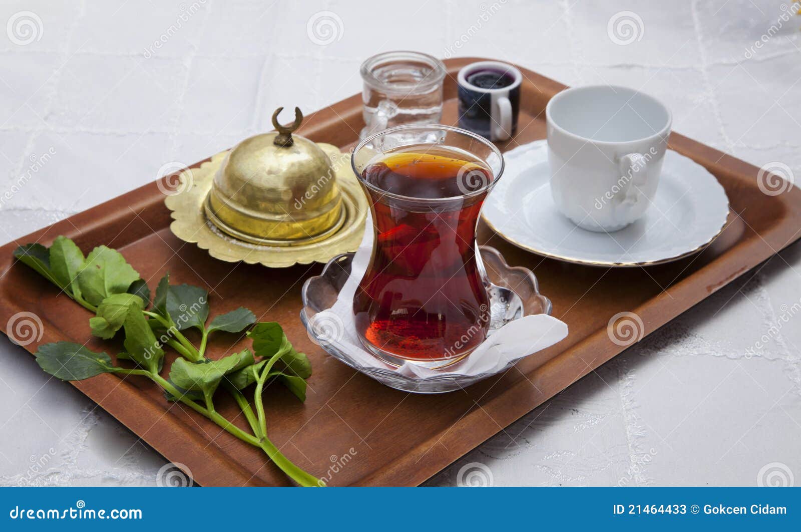 Traditional Tea Service stock image. Image of leisure - 21464433