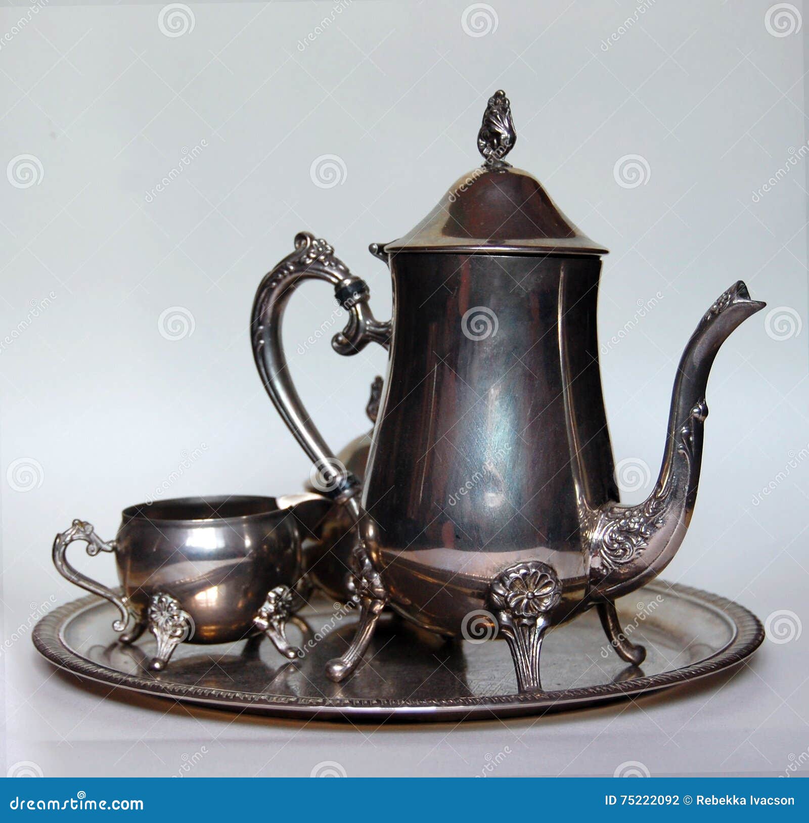 Traditional tea set stock photo. Image of kitchen, service - 75222092