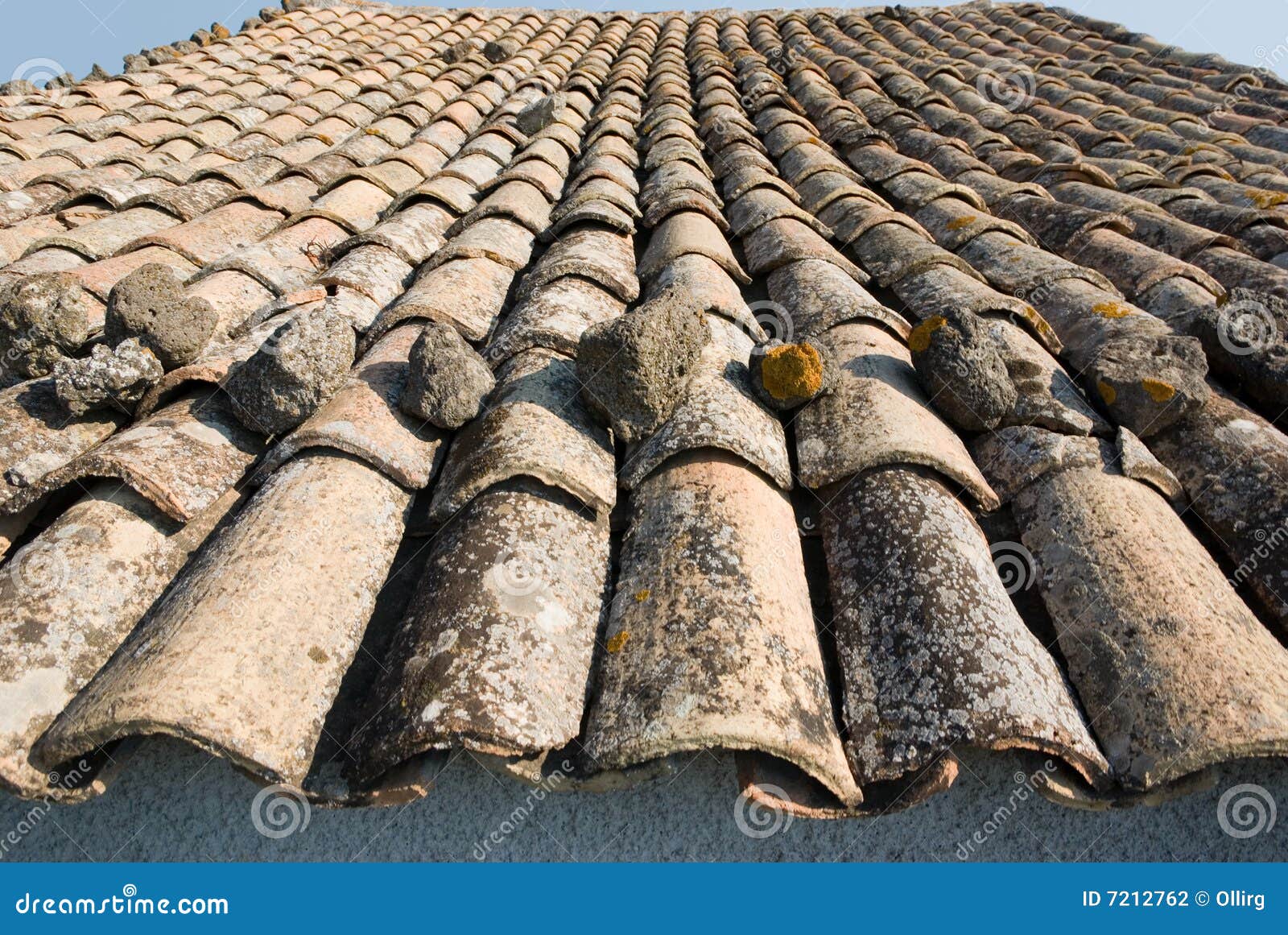 Traditional Terracotta Tiled Roof Stock Photo - Image of roofing ...