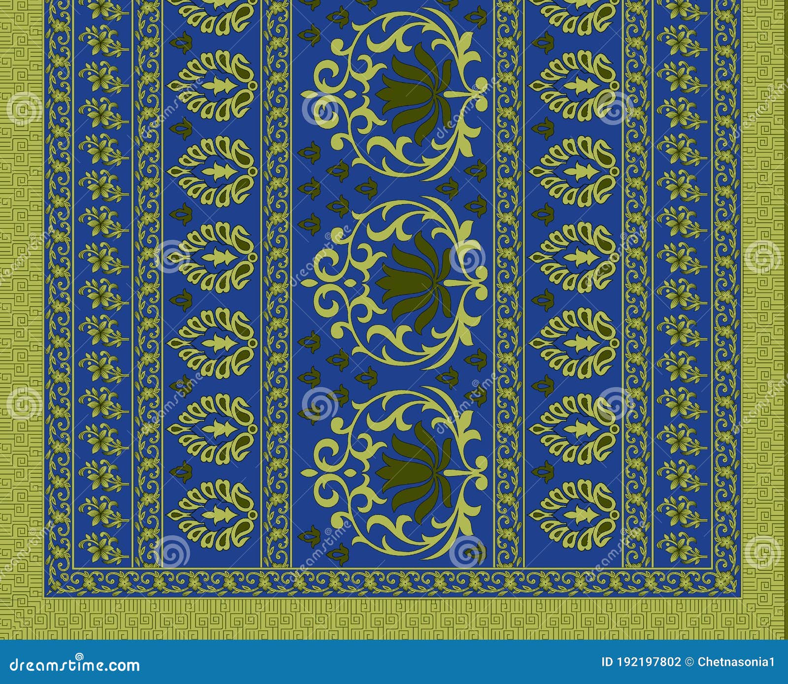 Traditional Textile Saree Design Decorative Pattern Background Stock ...