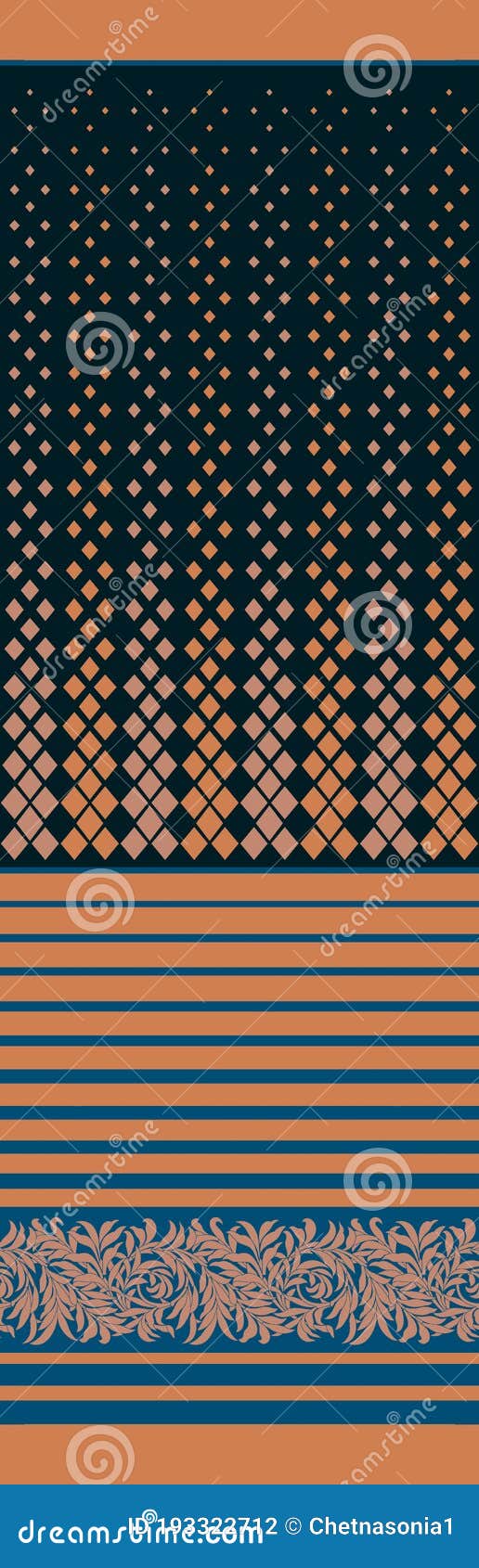 Traditional Textile Saree Design Decorative Pattern Background Stock ...