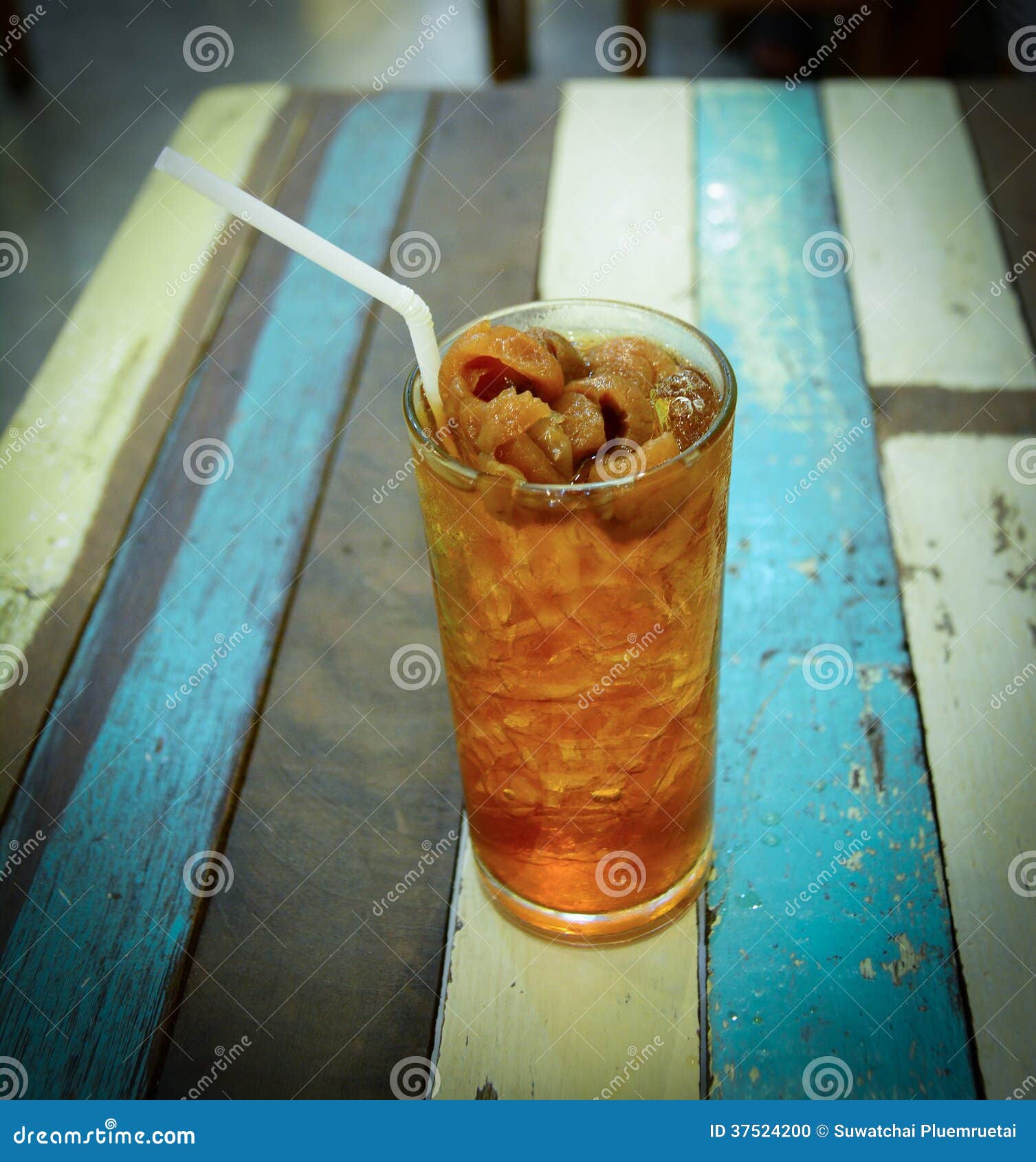 Traditional thai drink stock photo. Image of cold, mint - 37524200