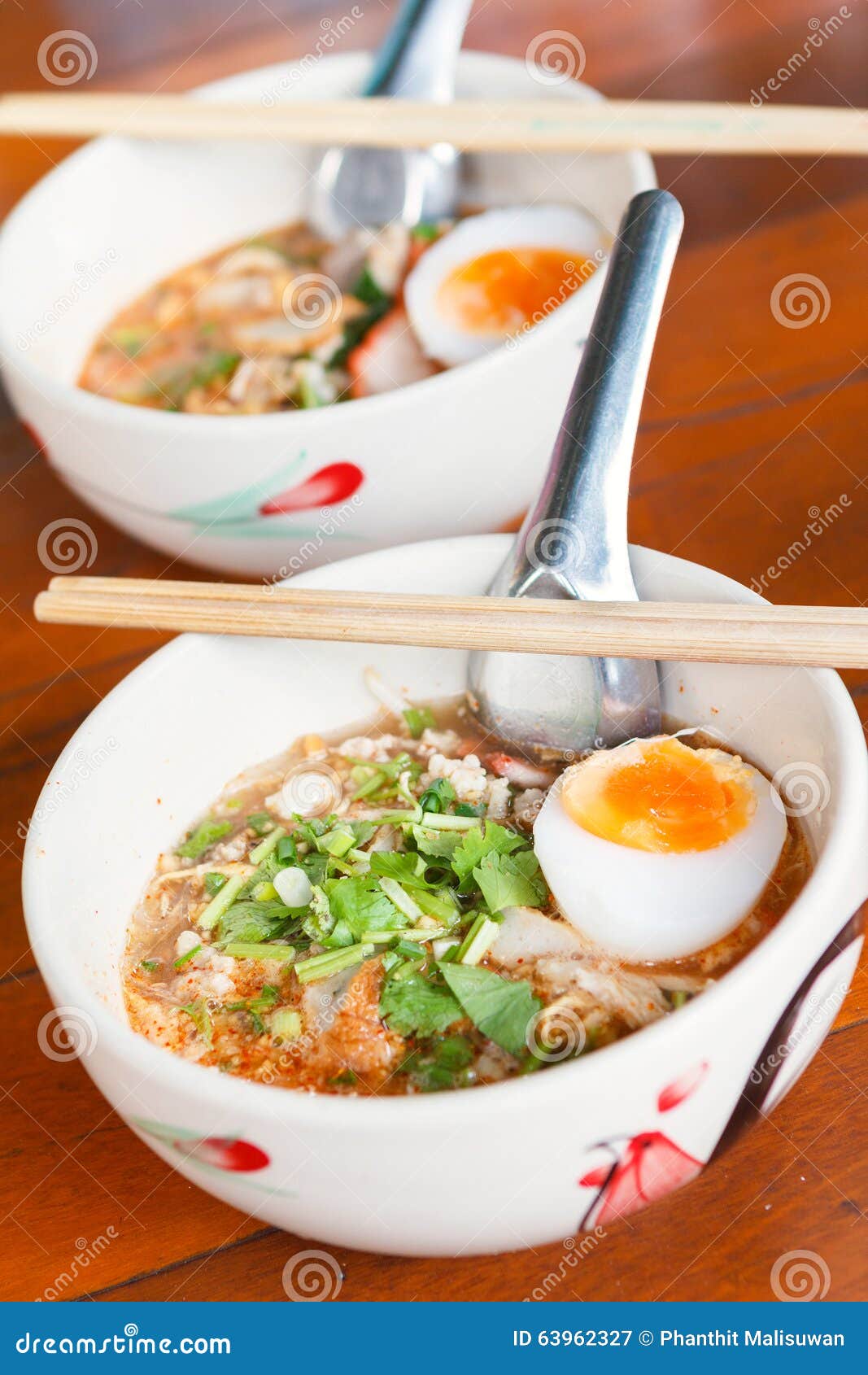 Traditional Thai Egg Noodle. Thai Food. Stock Image - Image of chinese ...