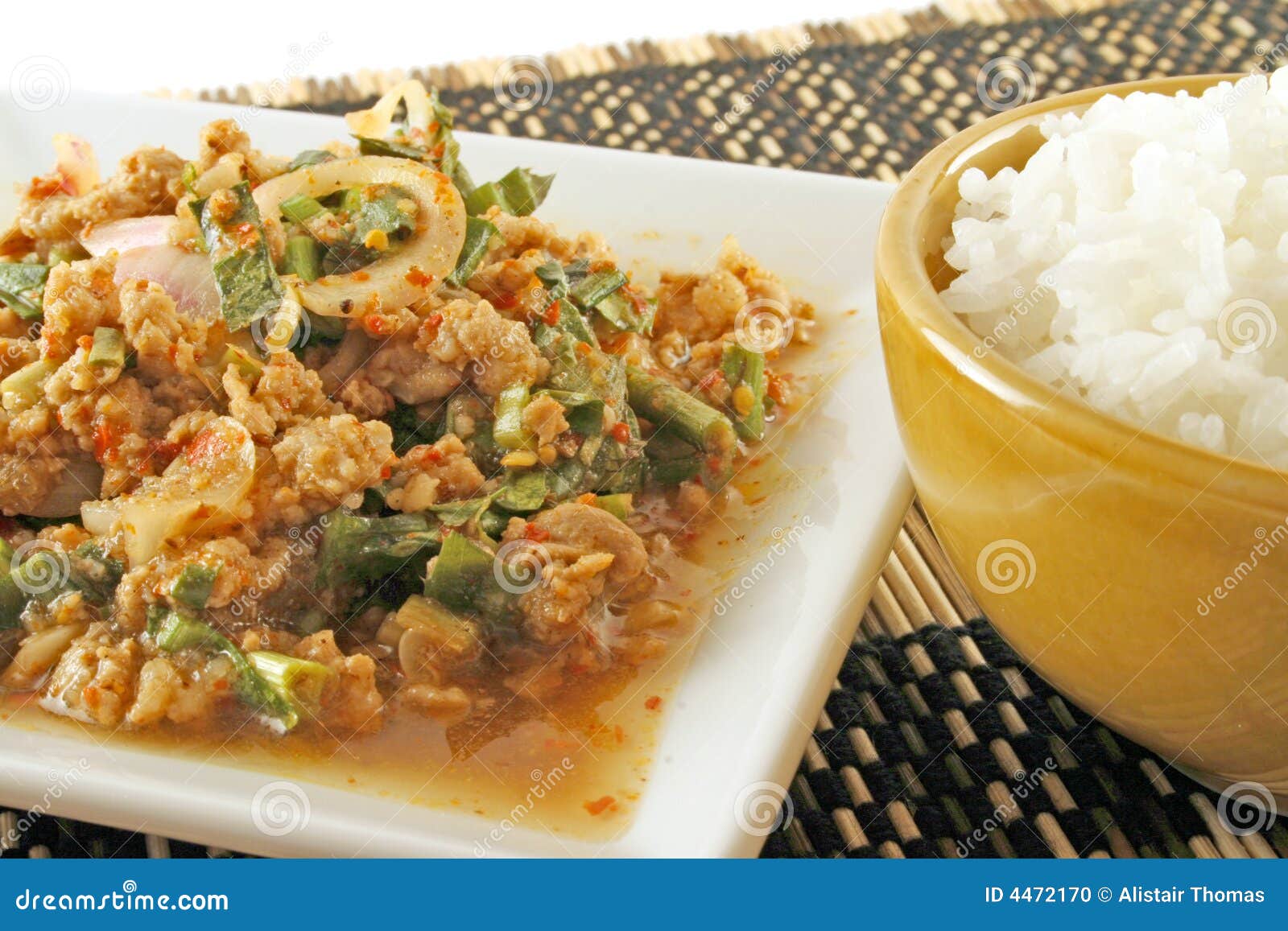 Traditional Thai Food stock photo. Image of lunch, cooking - 4472170