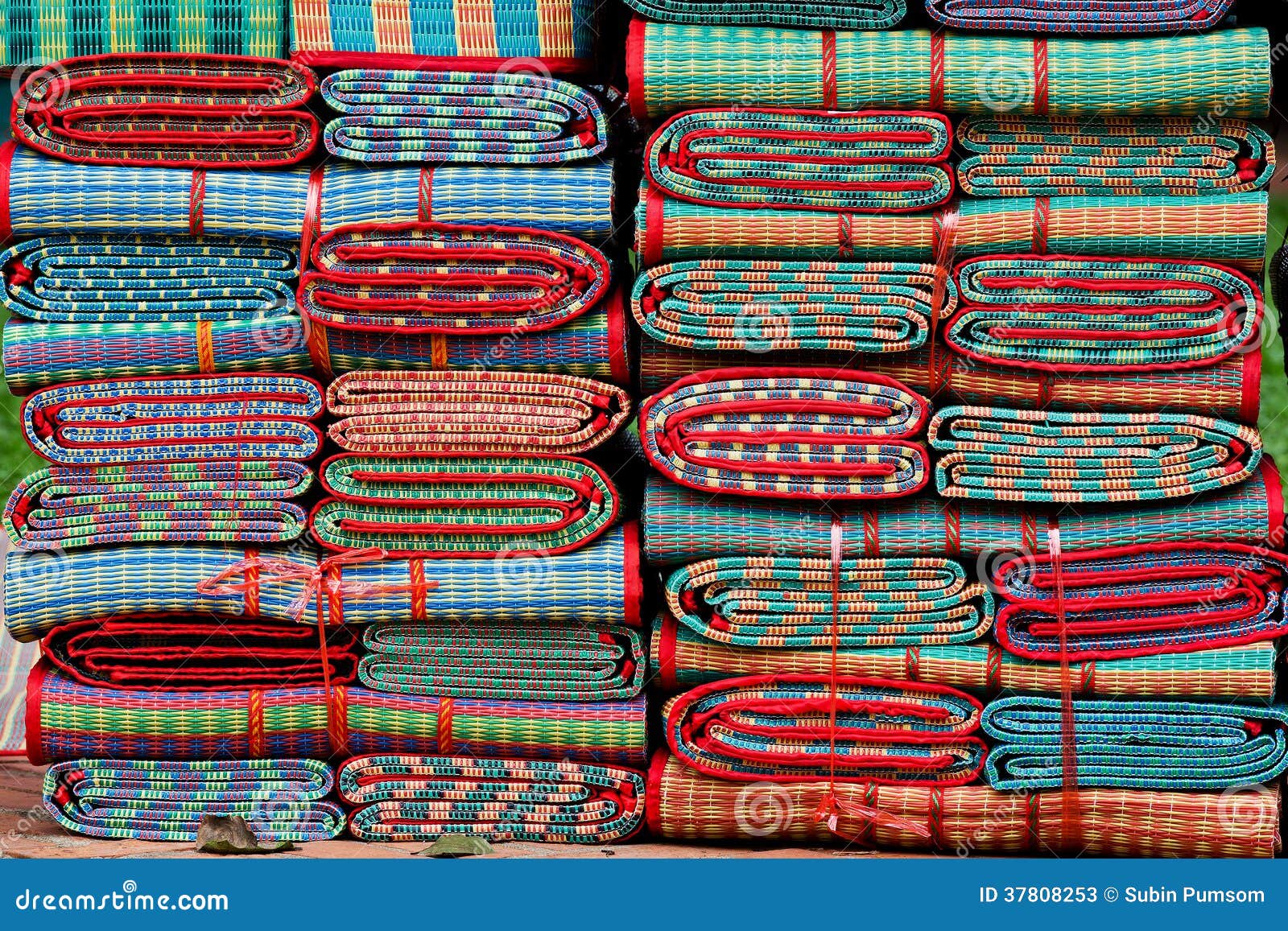 Traditional Thai mat stock image. Image of nature, line - 37808253