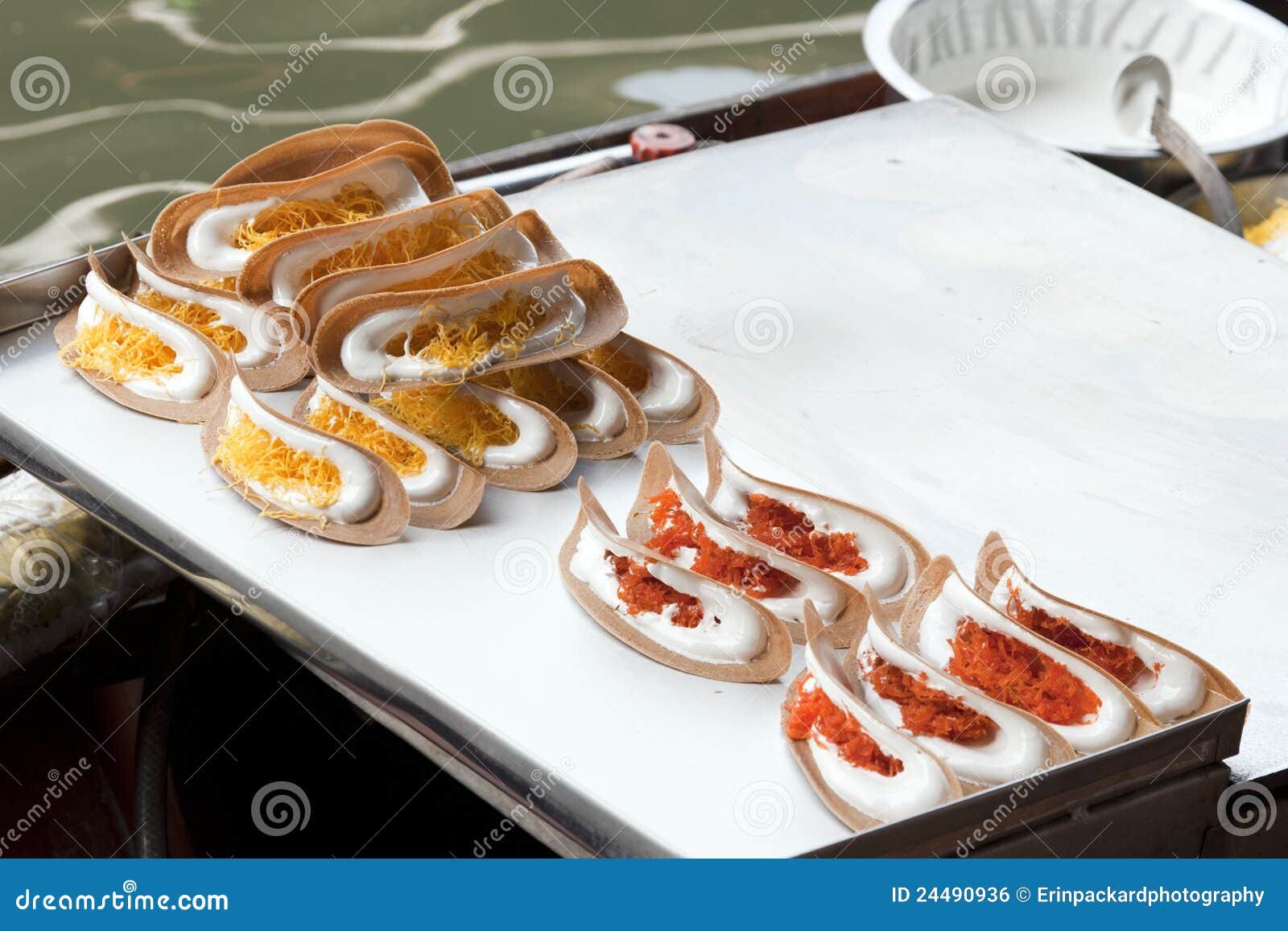 Traditional Thai Snacks stock photo. Image of snack, sale - 24490936