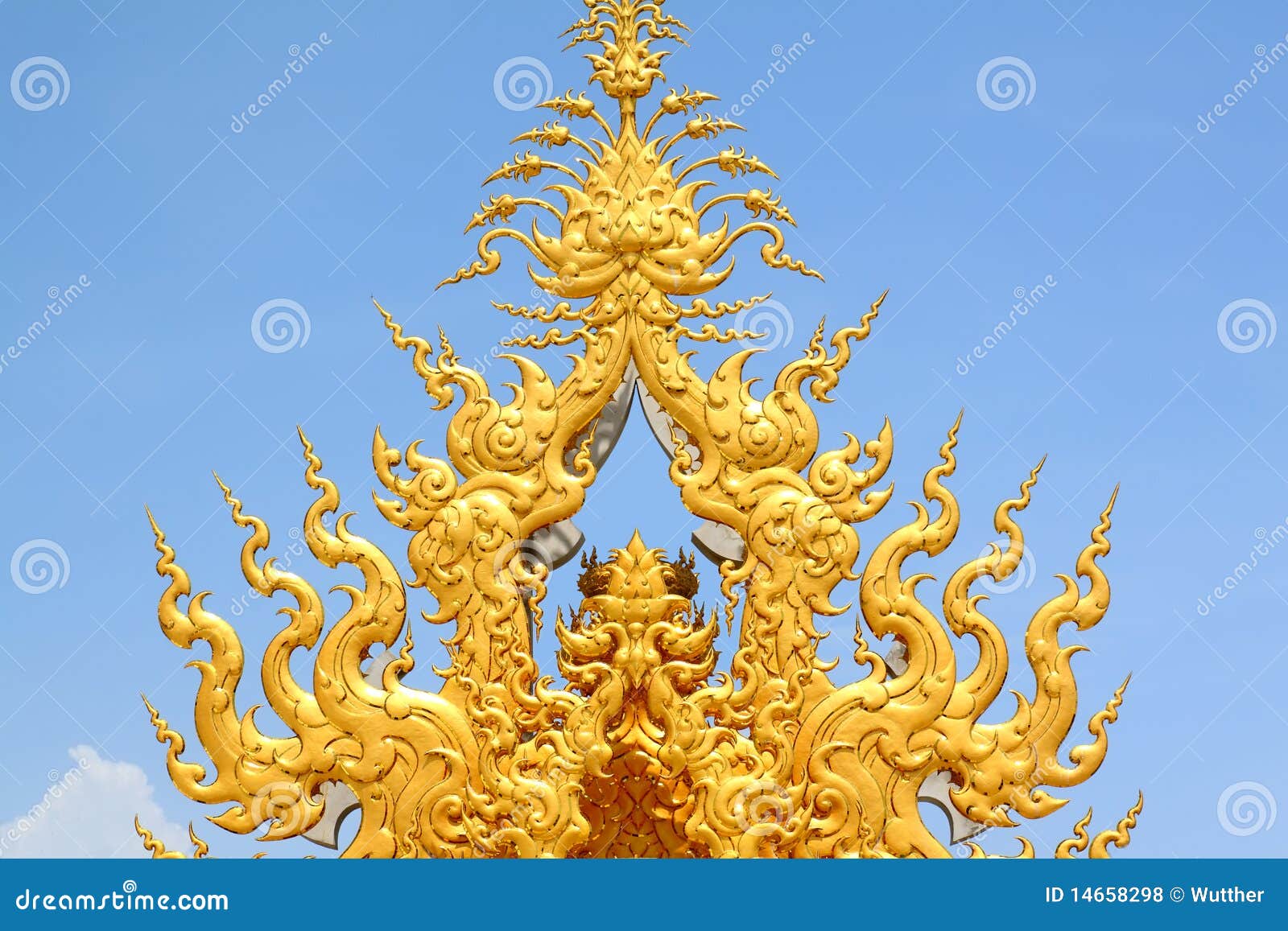 Traditional Thai style stock photo. Image of style, architecture - 14658298