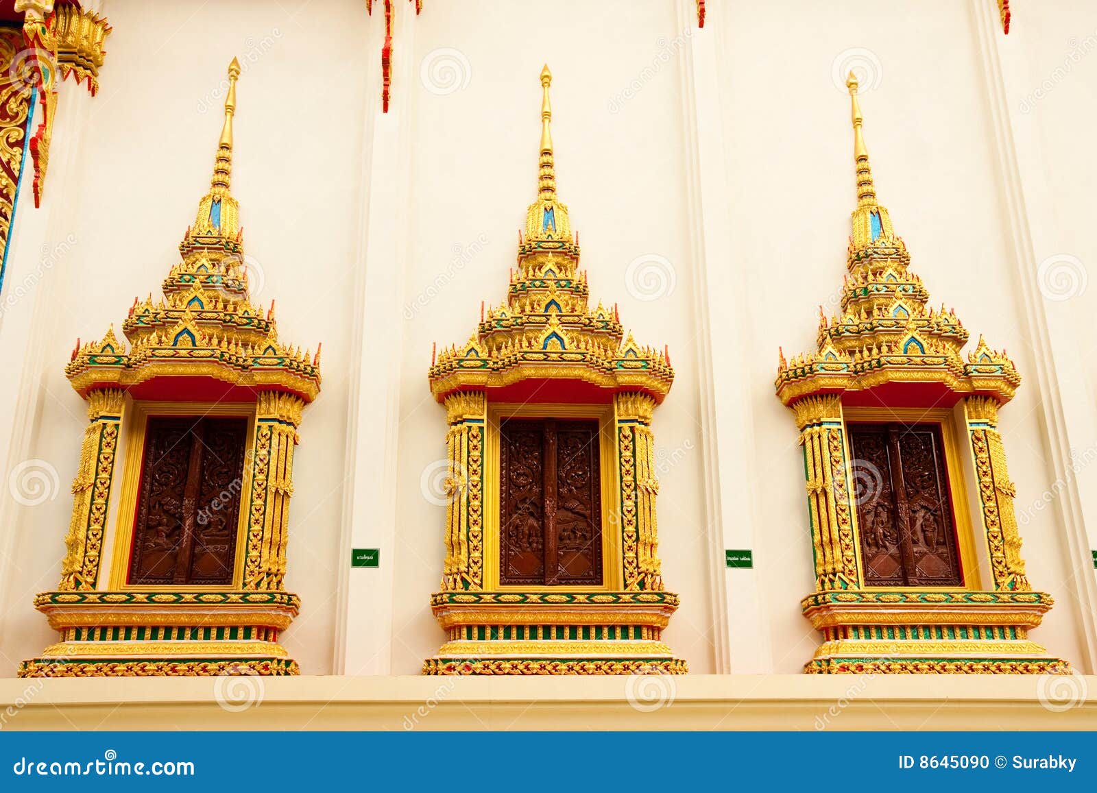 Traditional Thai Style Architecture Stock Photo - Image of religion ...