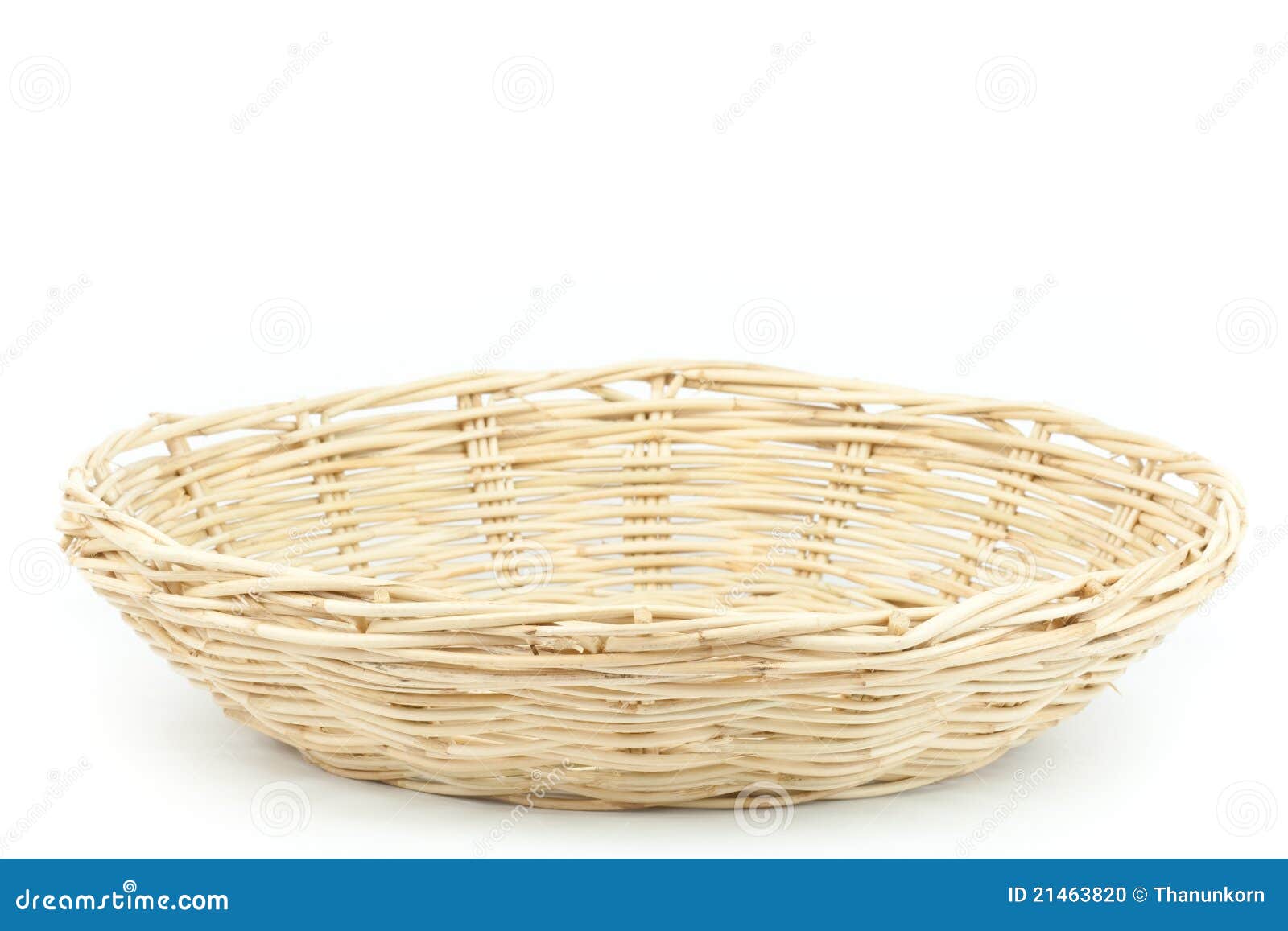 Traditional Thai Style Basket Stock Photo - Image of empty, weave: 21463820