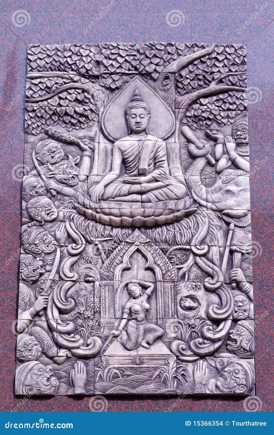 Traditional Thai Style Molding Art Stock Photo - Image of molding ...