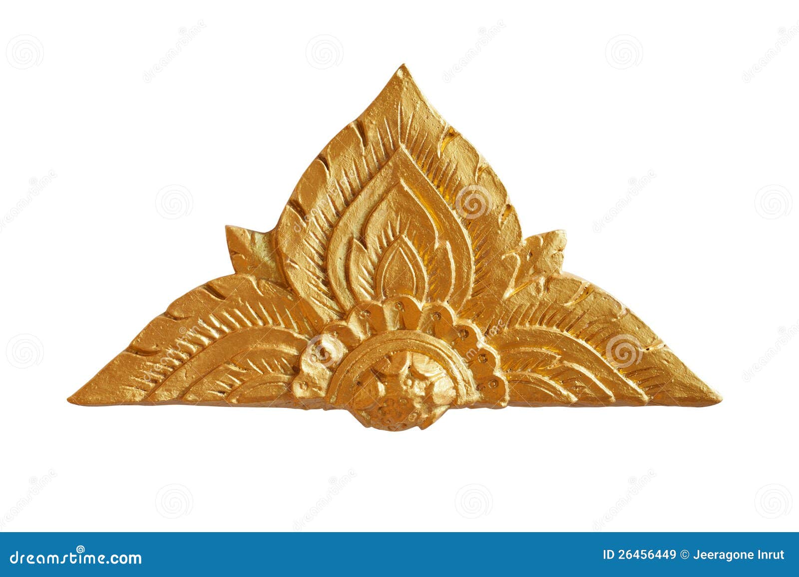 Traditional Thai Style Pattern Stock Image - Image of decor, golden ...
